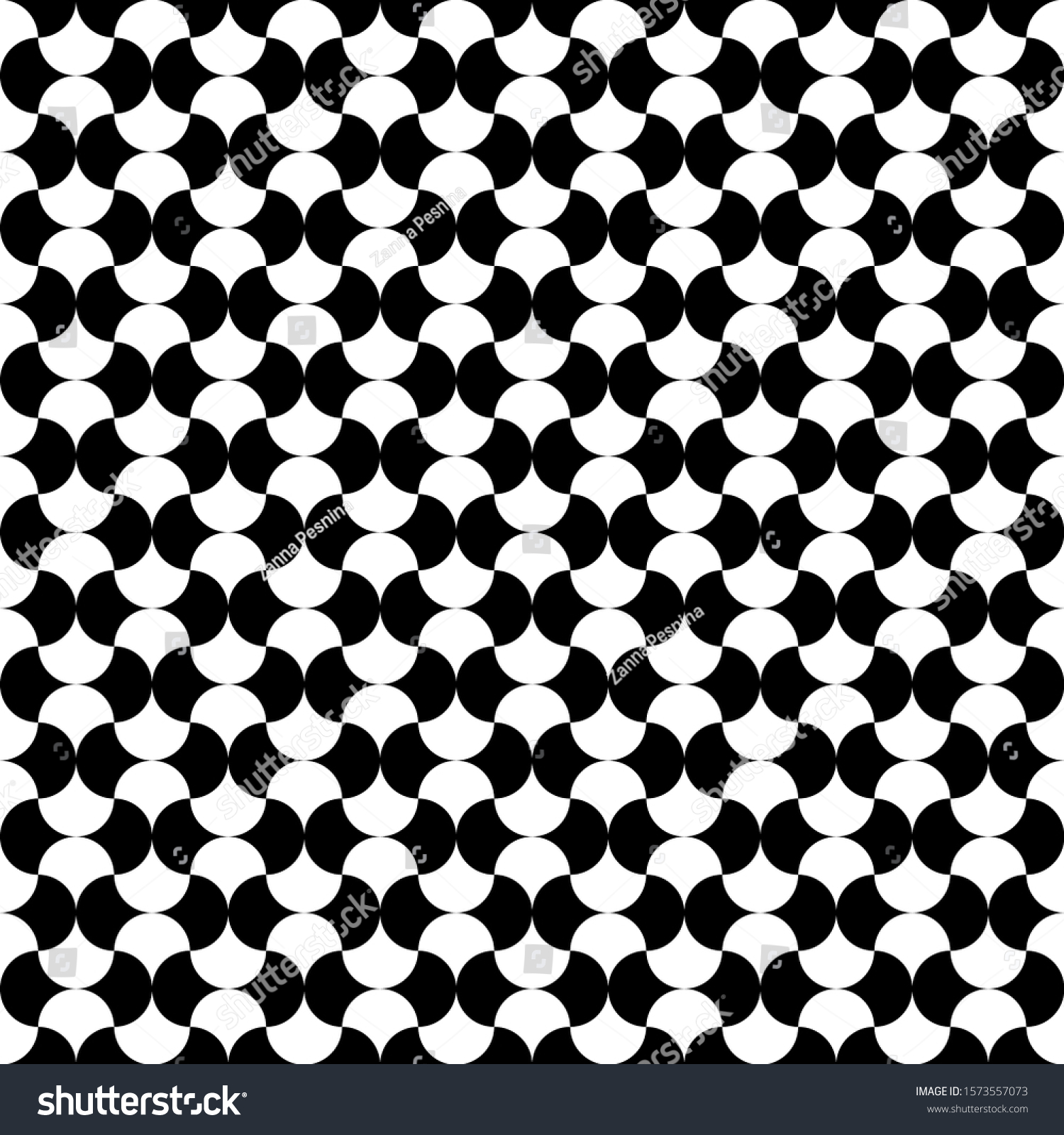 Arabic Seamless Pattern Grid Round Shapes Stock Vector (Royalty Free ...