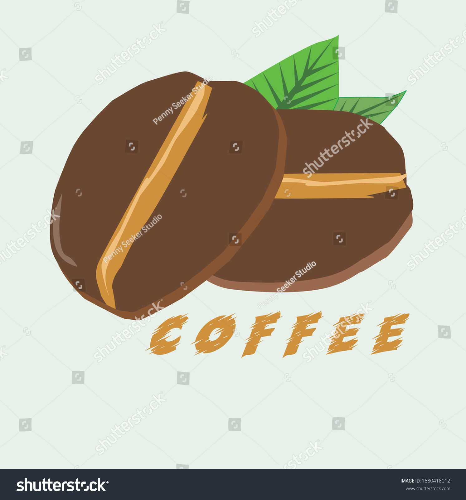 Arabica Coffee Vector Suitable Your Cafe Stock Vector (Royalty Free ...
