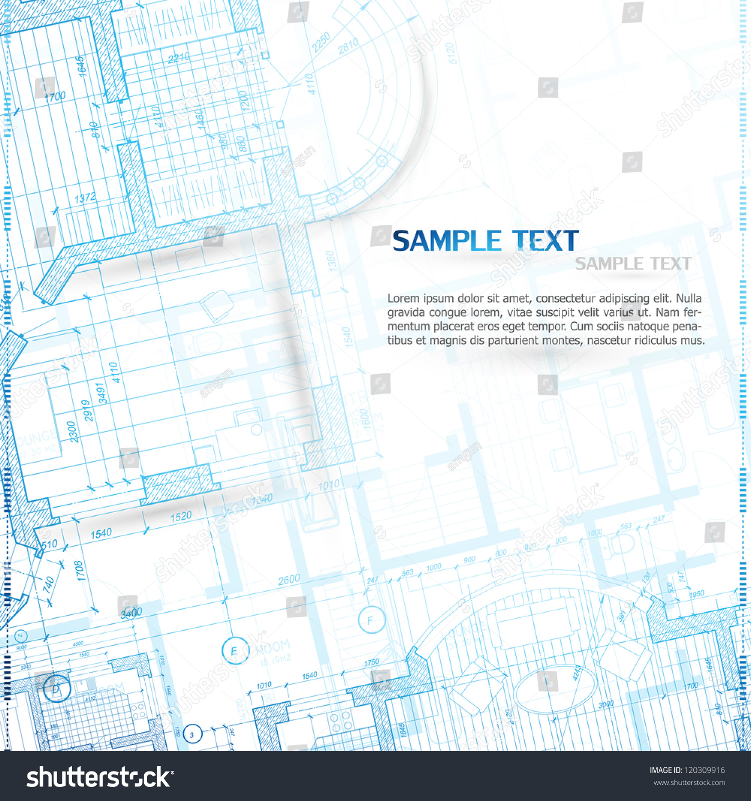 Architectural Background Vector Stock Vector (Royalty Free) 120309916