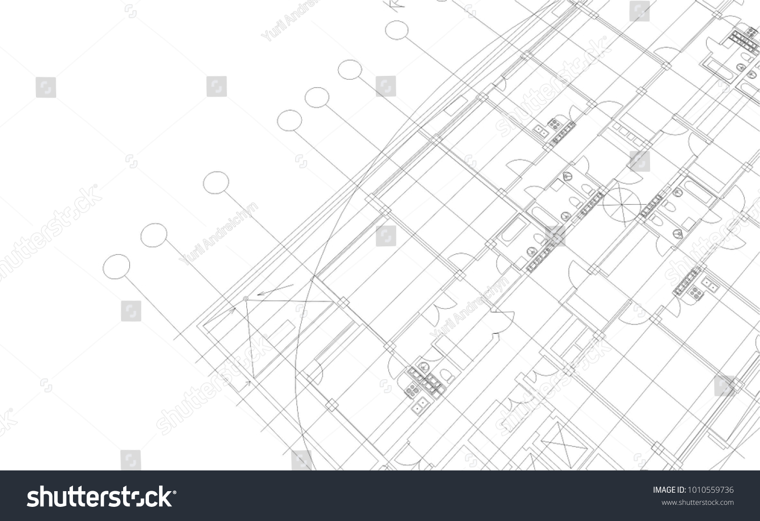 Architectural Drawing Vector Illustration Stock Vector (Royalty Free ...