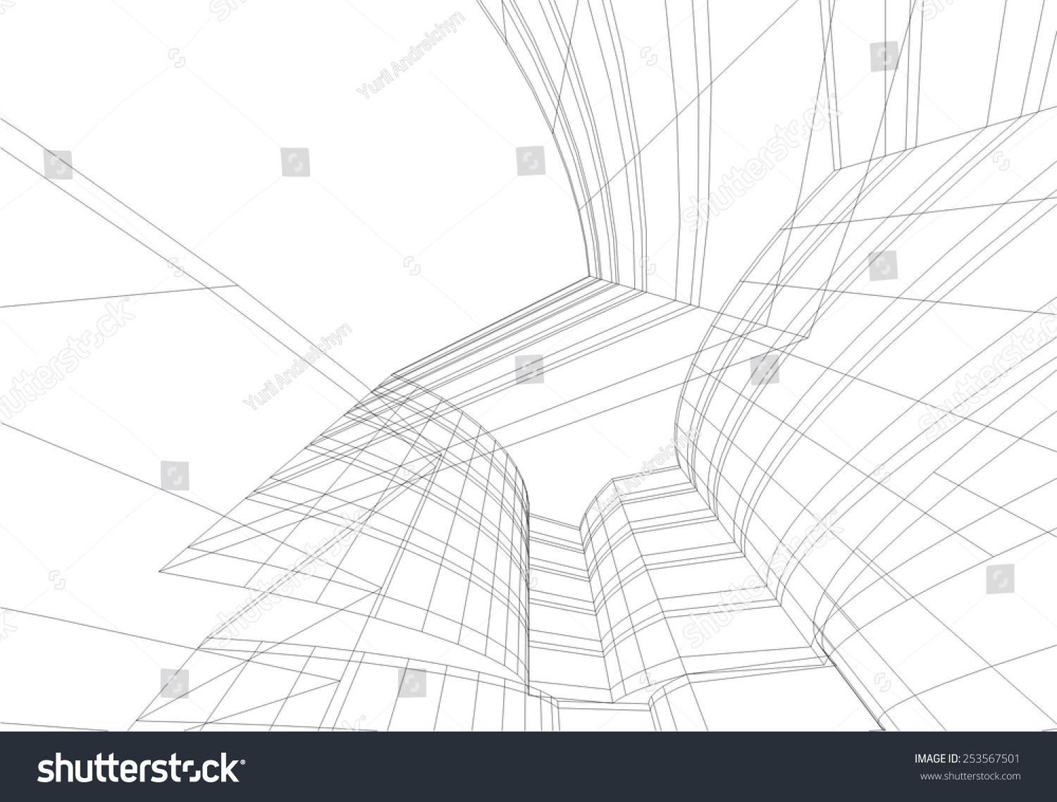 Architecture Building Design Background Stock Vector (Royalty Free ...