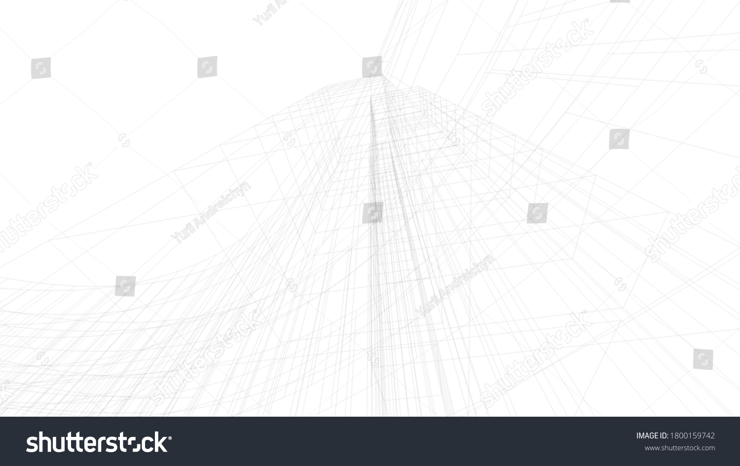 Architecture 3d Building Vector Illustration Stock Vector (Royalty Free ...