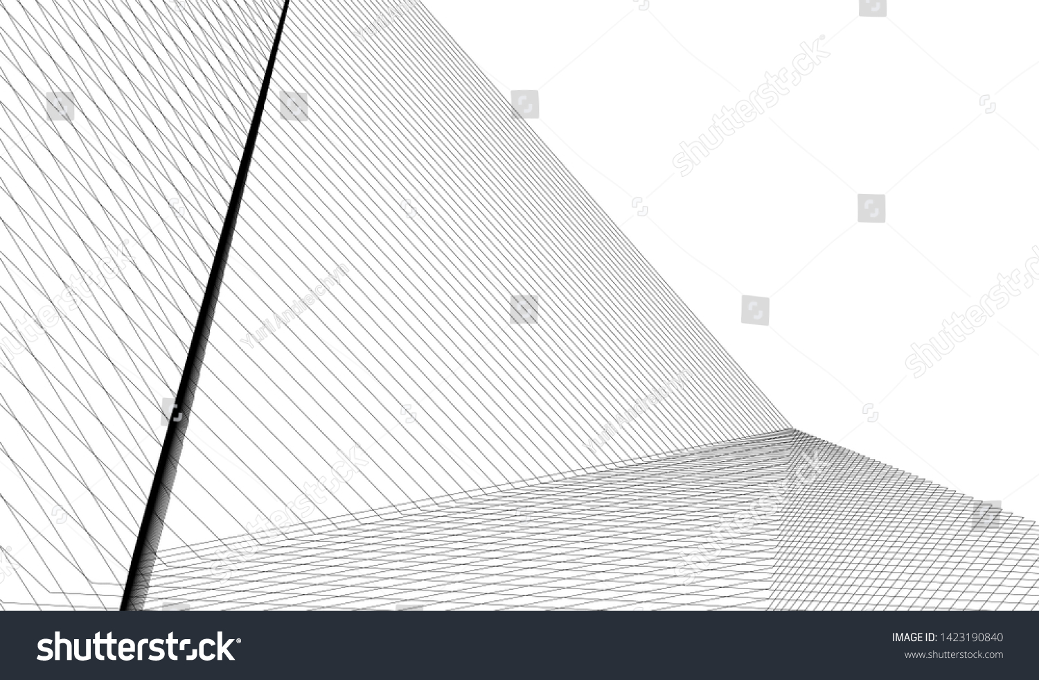 Architecture Geometric Background Vector Illustration Stock Vector ...