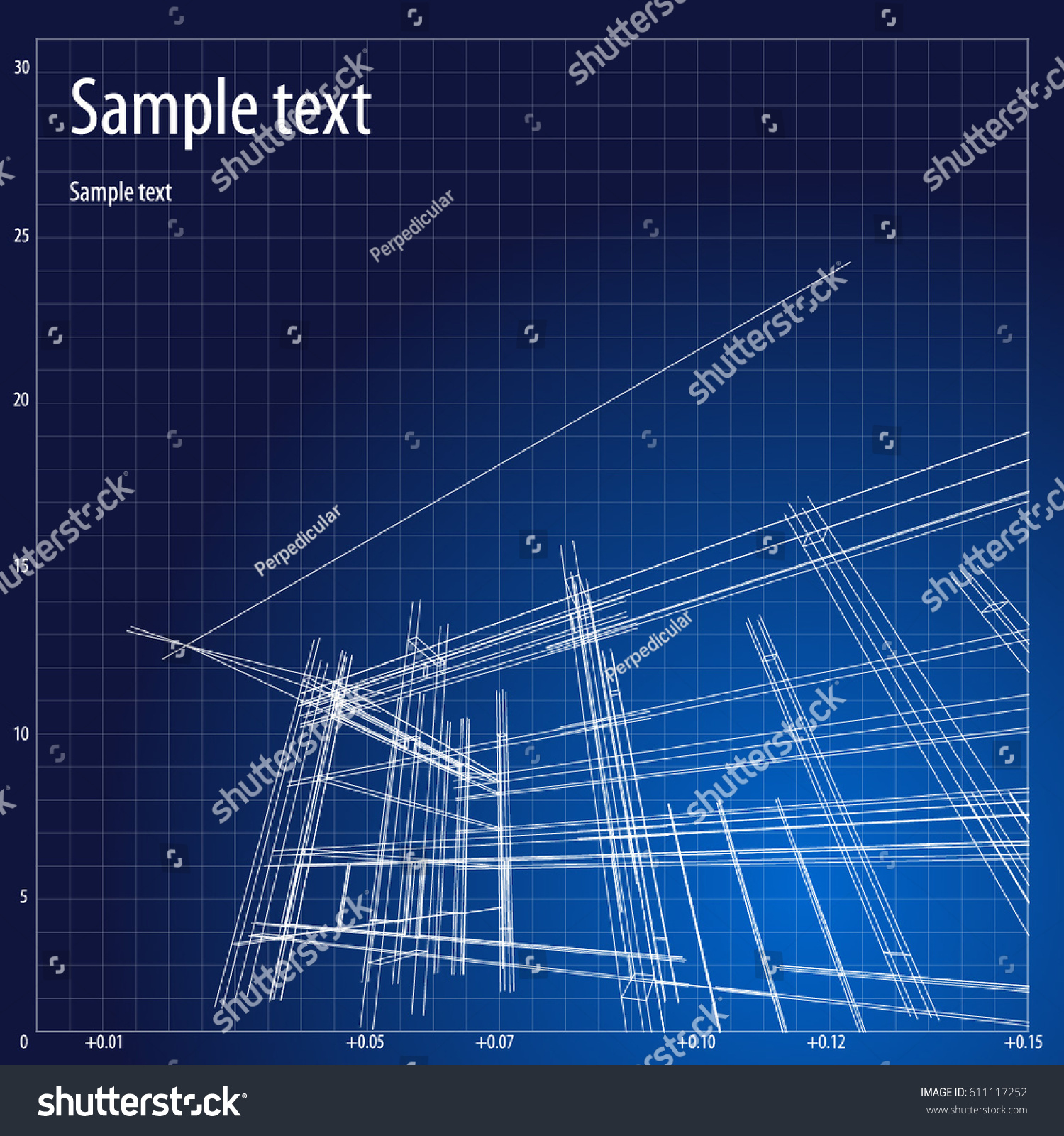 Architecture Grid Blueprint Background Sample: เวกเตอร์สต็อก (ปลอดค่า ...