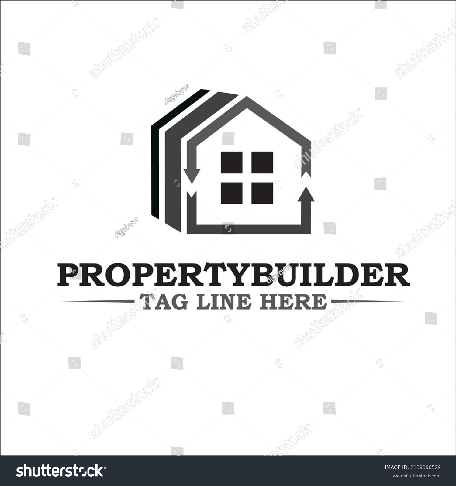 Architecture House Design Logo Illustration Stock Vector (Royalty Free ...