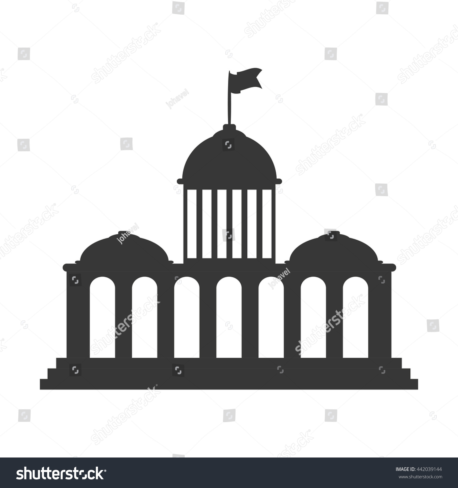 Architecture Icon Building Design Vector Graphic Stock Vector (Royalty ...