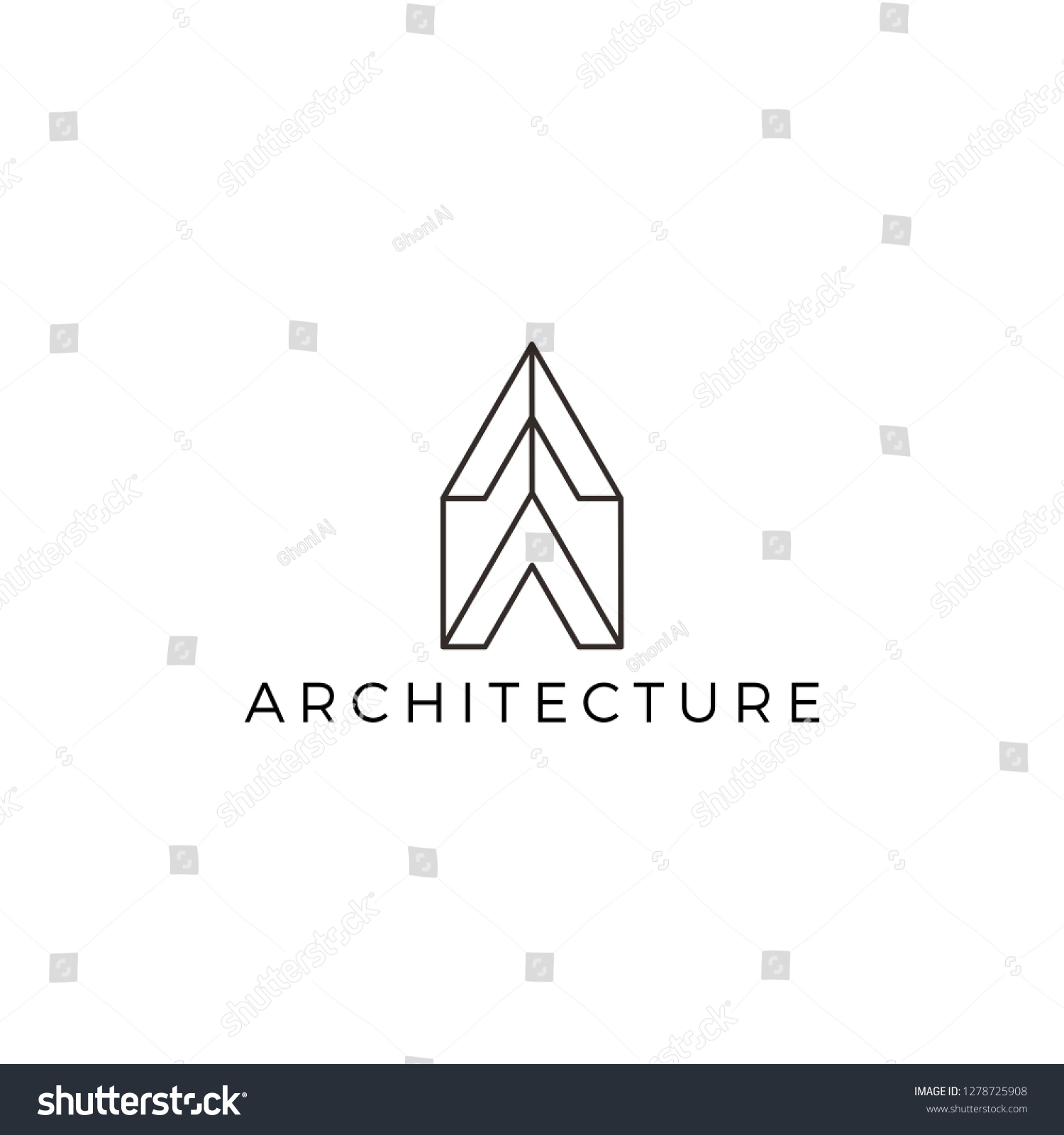 Architecture Logo Design Template Creative Sign Stock Vector (Royalty ...