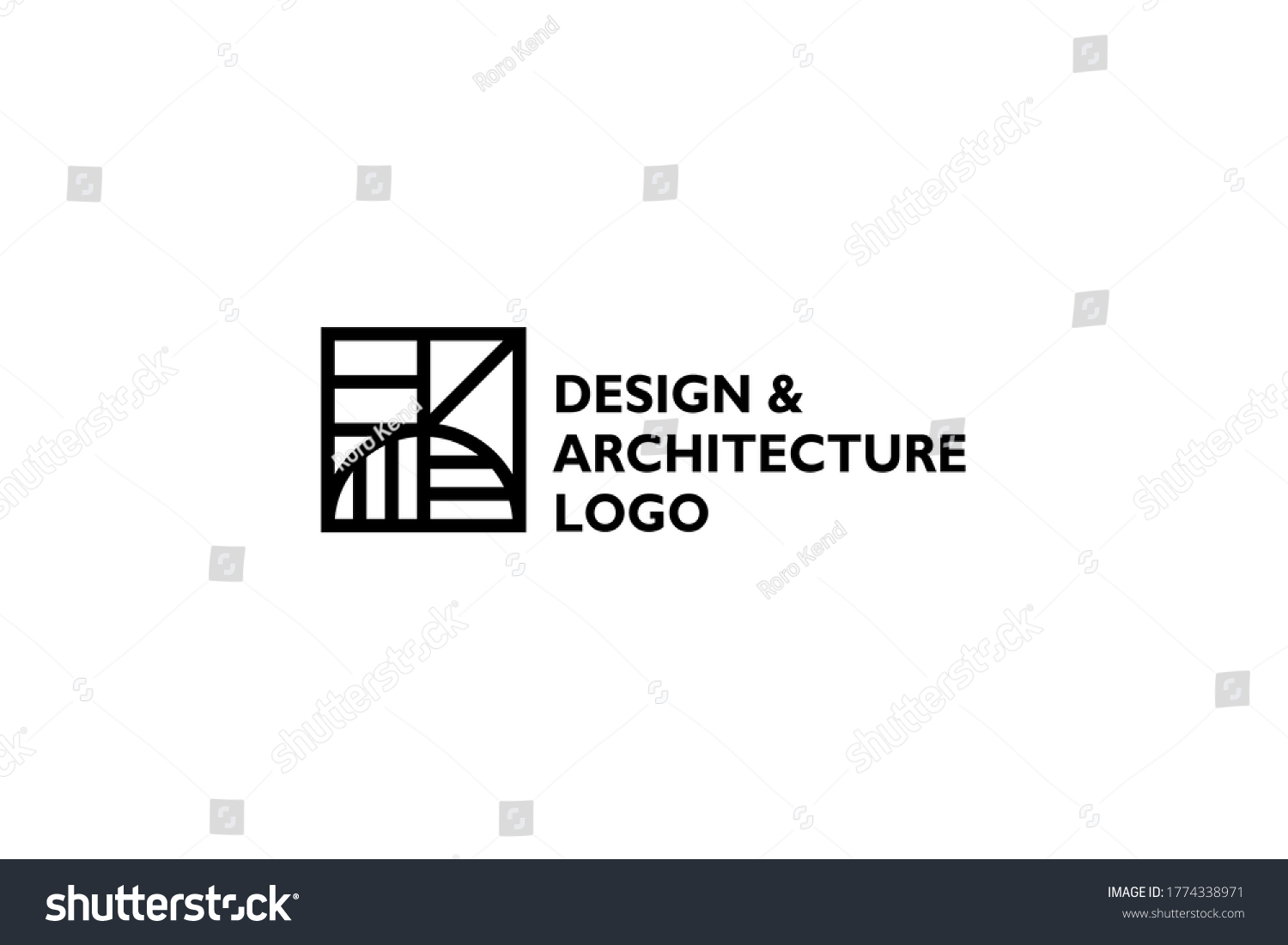 Architecture Logo Design Vector Illustration Stock Vector (Royalty Free ...