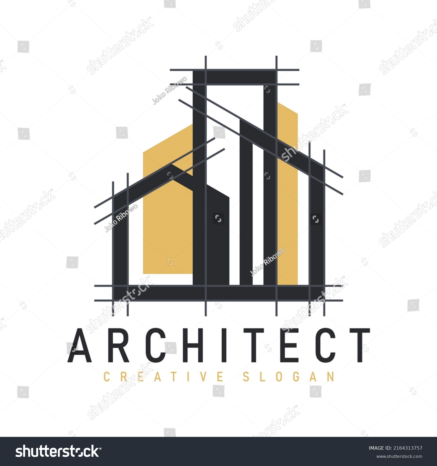 Architecture Logo Design Vector Illustration Stock Vector (Royalty Free ...