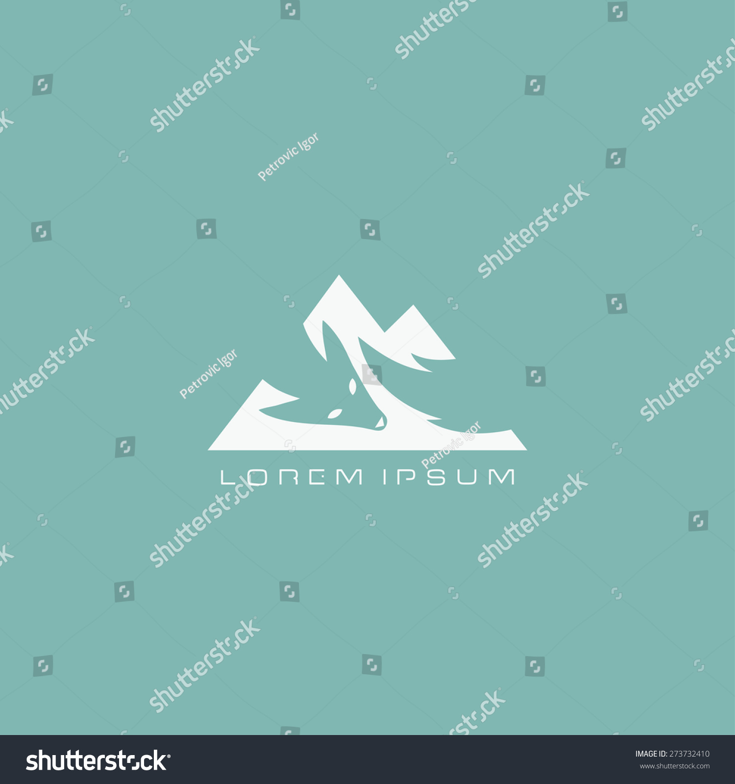 Arctic Fox Symbol Vector Illustration Stock Vector (Royalty Free ...