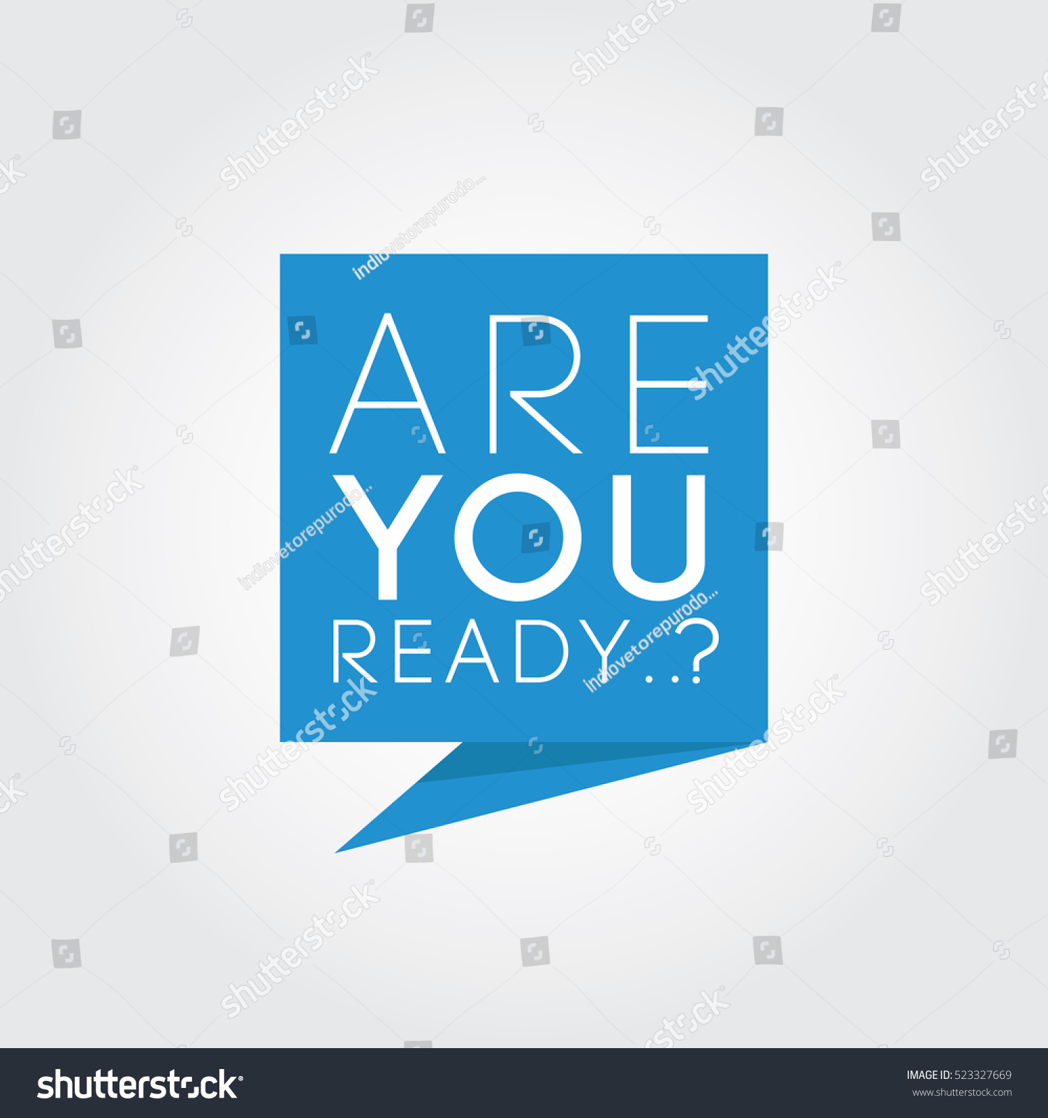 You Ready Stock Vector (Royalty Free) 523327669 | Shutterstock