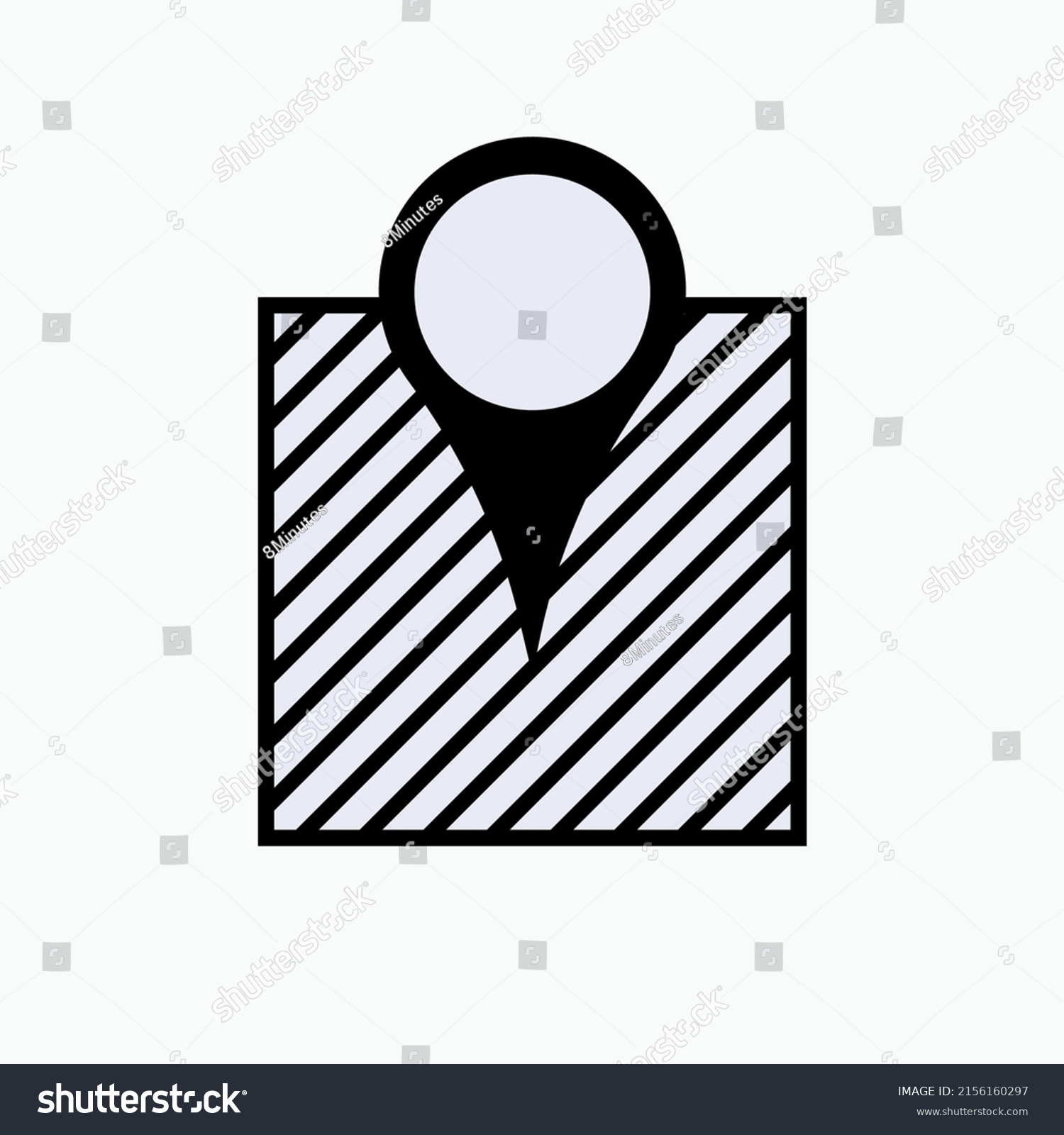 Area Icon Territory Symbol Vector Stock Vector (Royalty Free ...