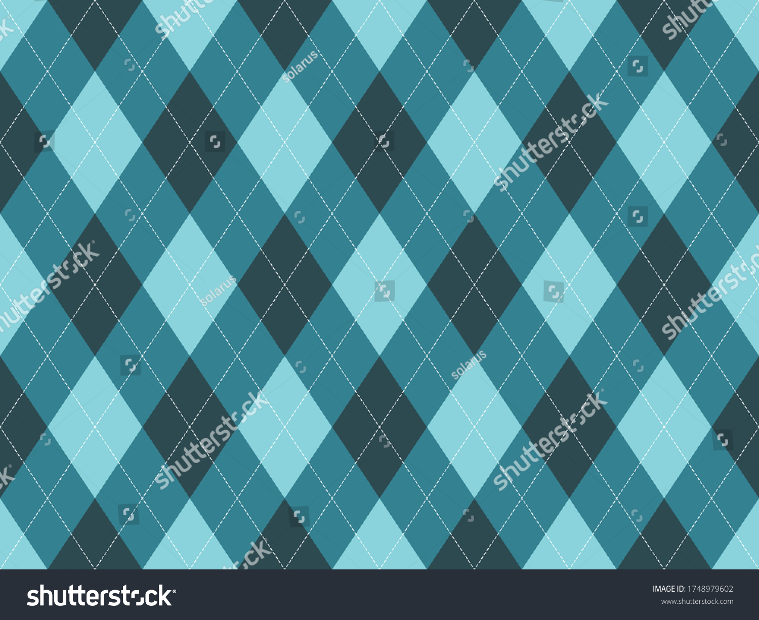 Argyle Pattern Seamless Fabric Texture Background Stock Vector (Royalty ...
