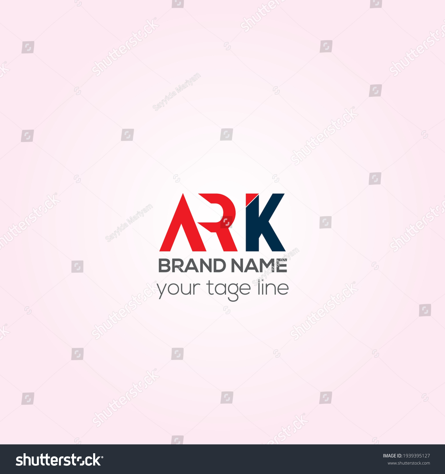 Ark Vector Logo Design Ark Creative Stock Vector (Royalty Free ...