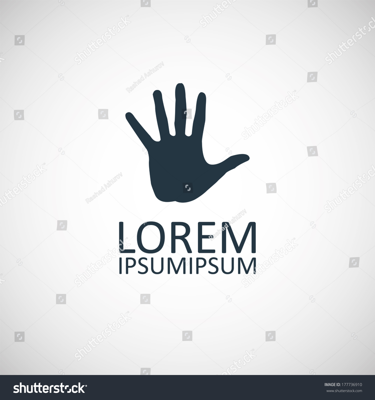 Arm Symbol Stock Vector (Royalty Free) 177736910