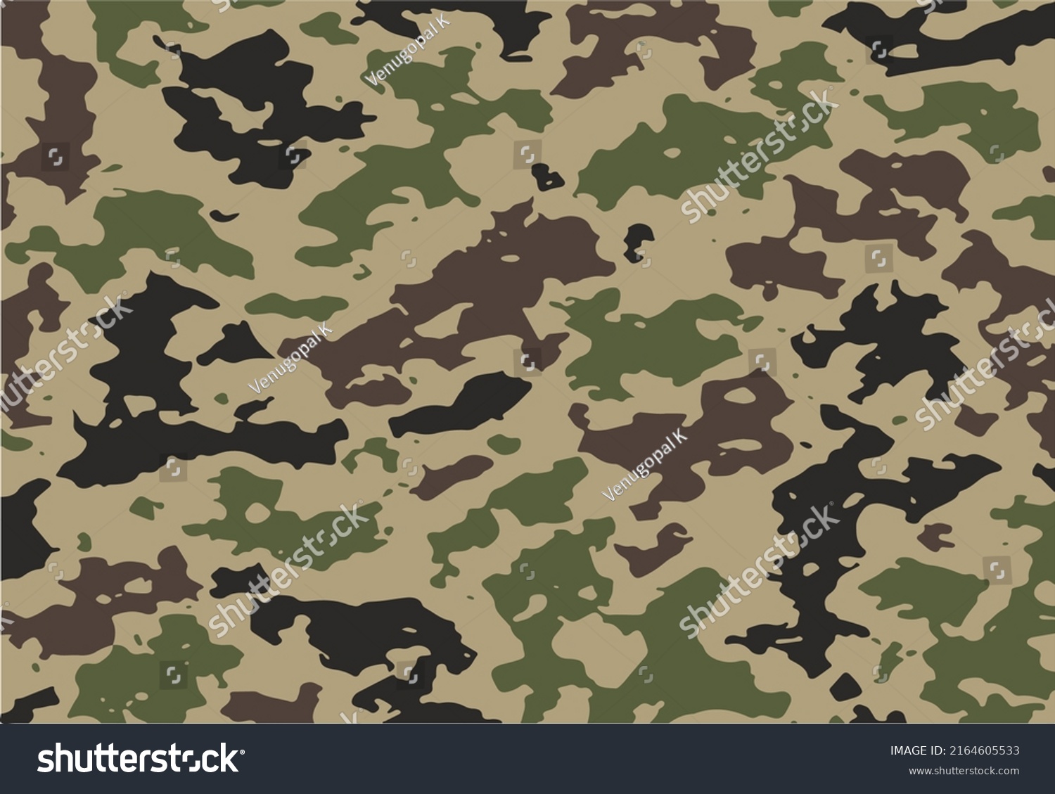 Army Dress Pattern Texture Vector Design Stock Vector (Royalty Free ...