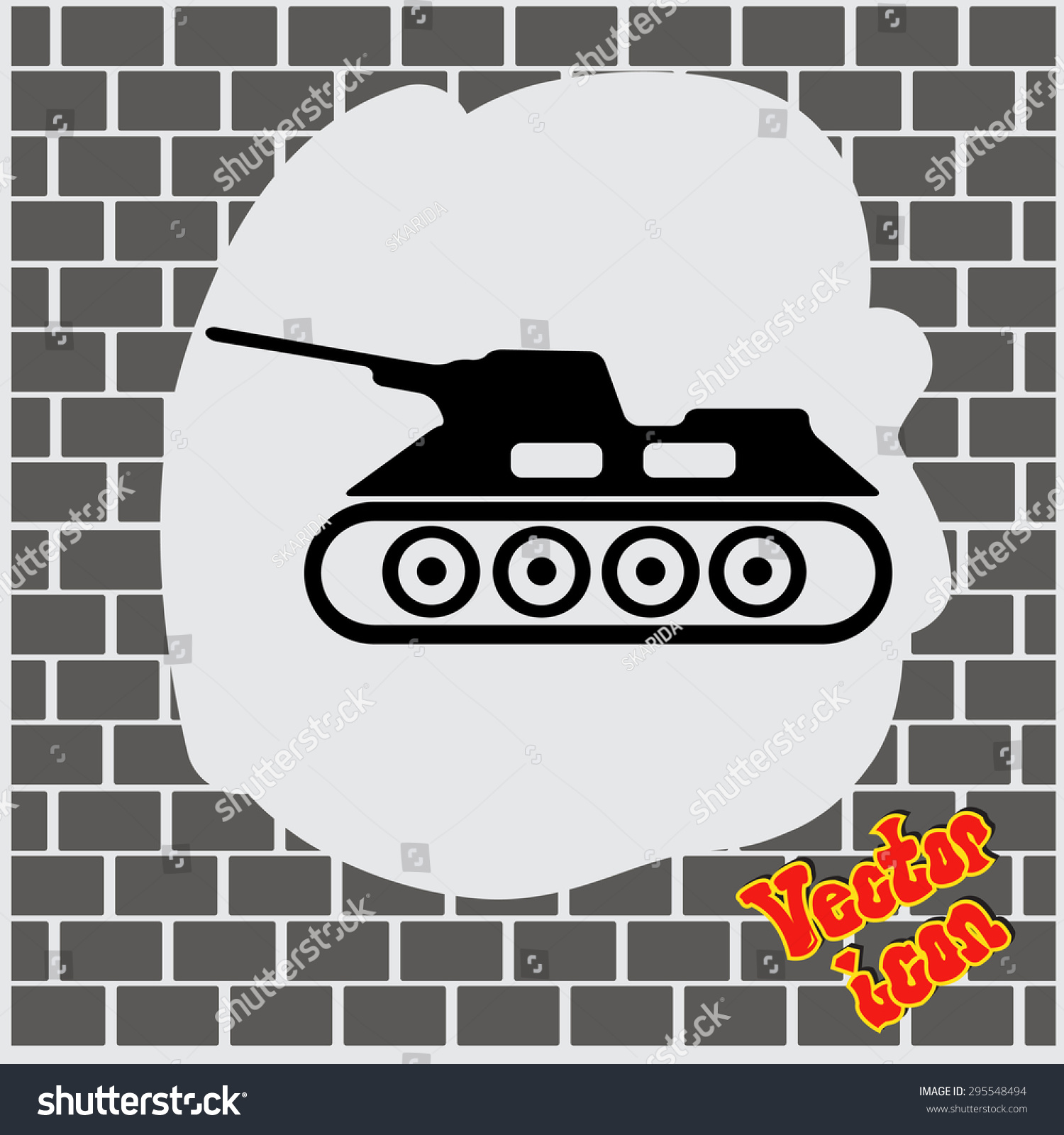 Army Tank Stock Vector (Royalty Free) 295548494 | Shutterstock