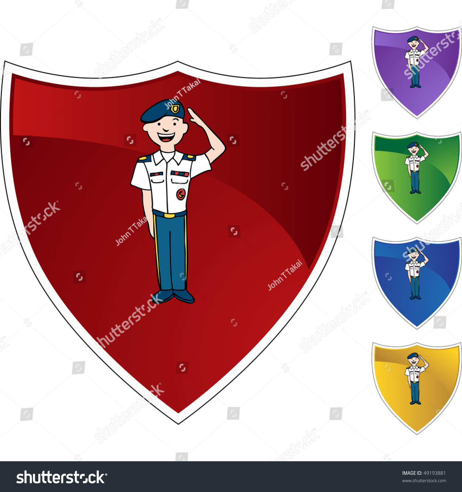 Army Uniform Stock Vector (Royalty Free) 49193881 | Shutterstock