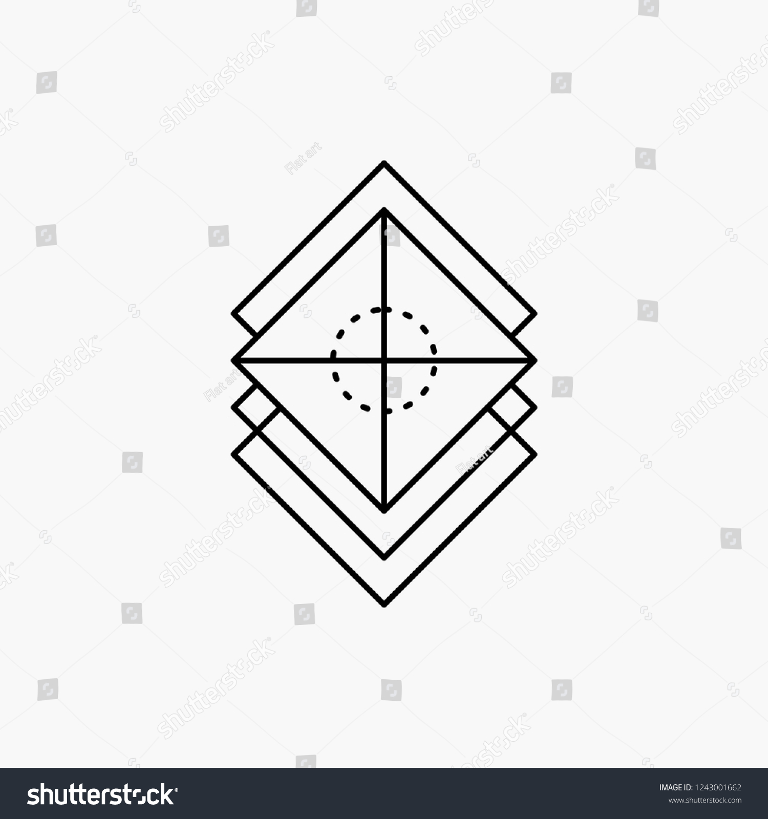 Arrange Design Layers Stack Layer Line Stock Vector Royalty Free 1243001662 Shutterstock