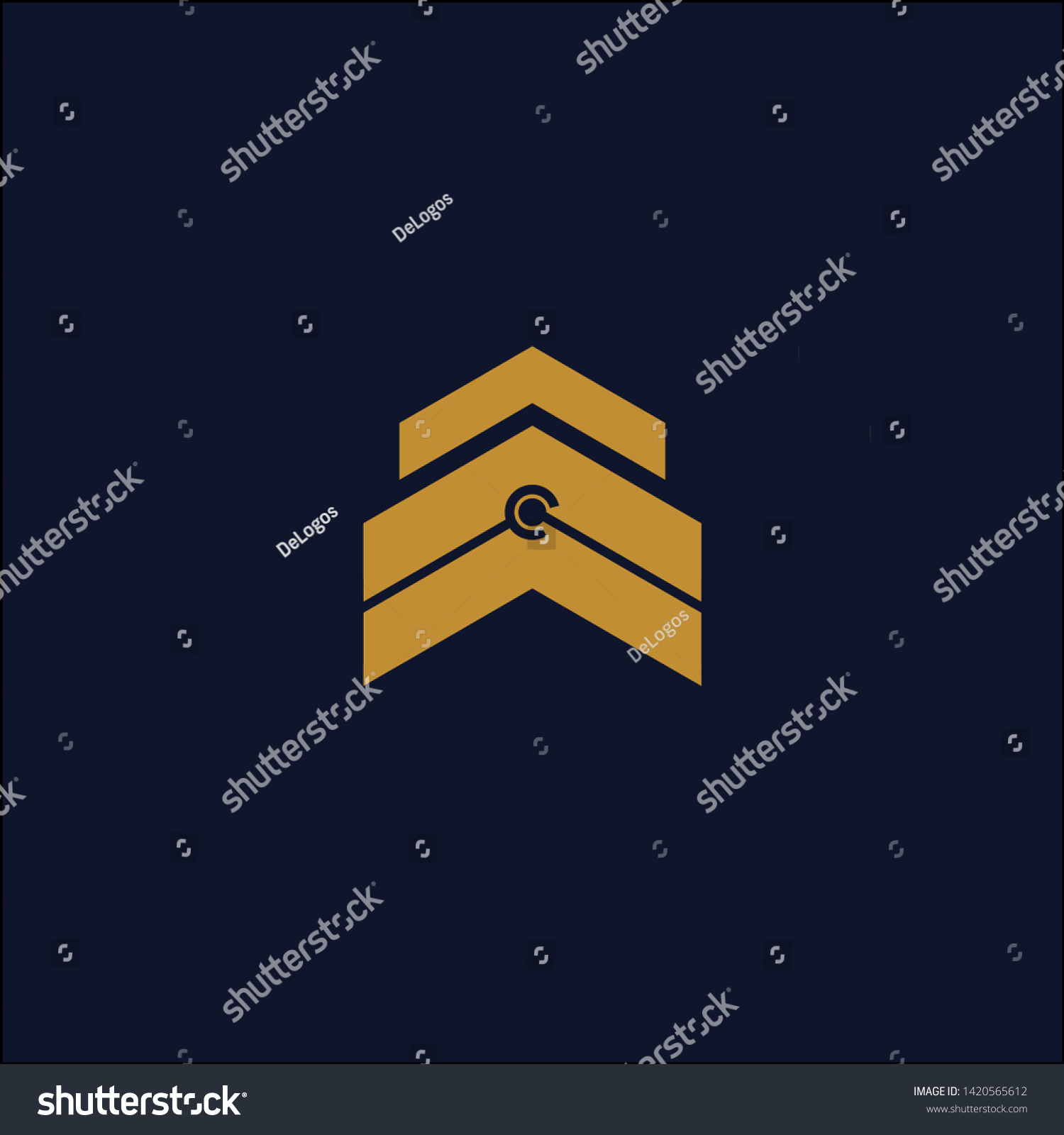 Arrow Connection Logo Design Logo Template Stock Vector (Royalty Free ...