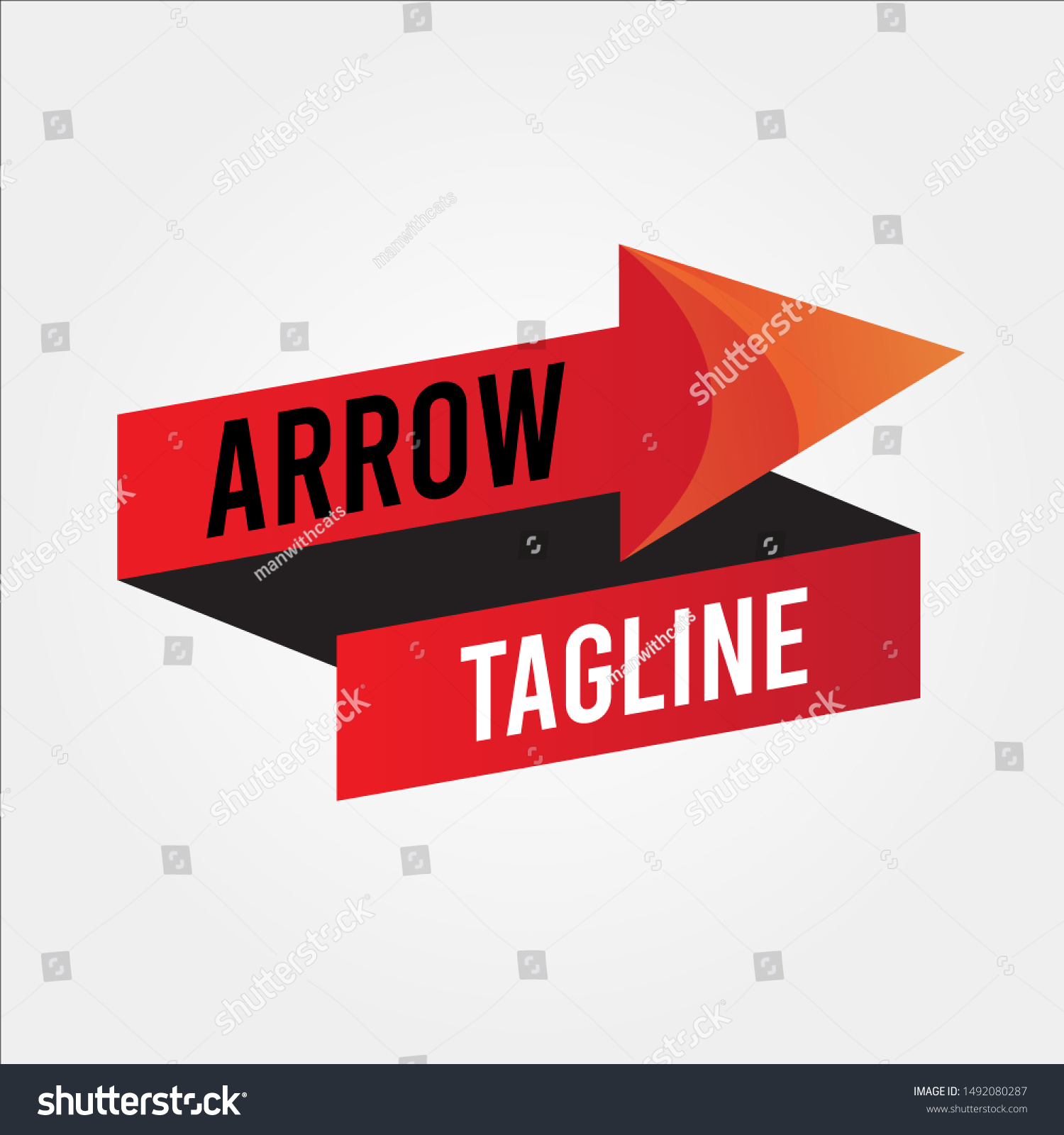 Arrow Forward Logo Symbol Vector Vector Stock Vector (Royalty Free ...