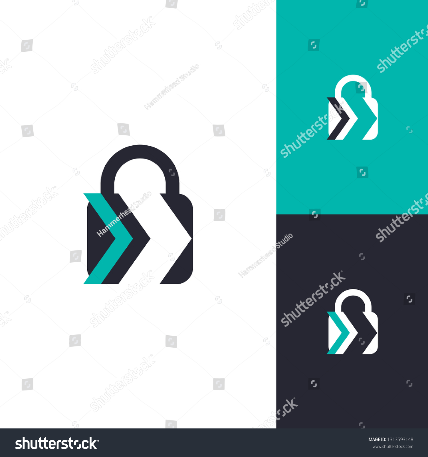 Arrow Lock Logo Inspiration Template Stock Vector (Royalty Free ...