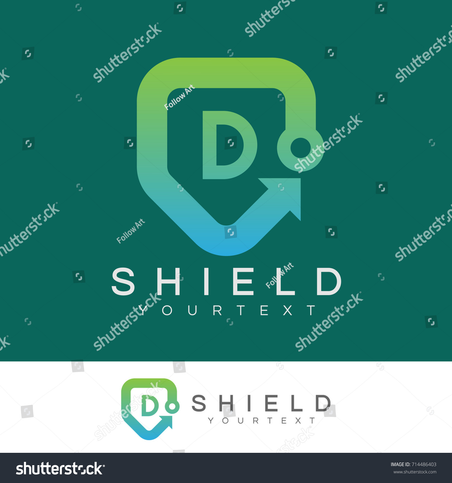 Arrow Pixel Initial Letter D Logo Stock Vector (Royalty Free) 714486403