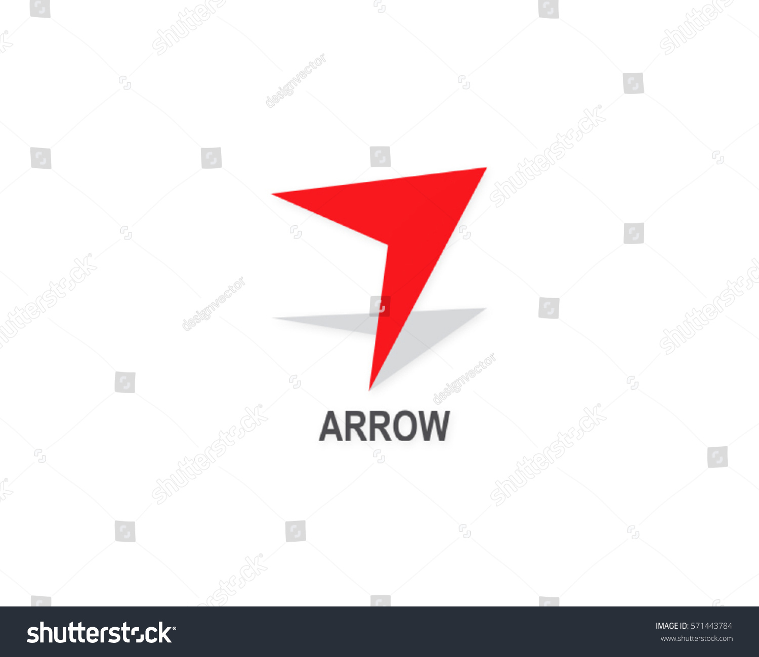 Arrow Sign Logo 5 Stock Vector (Royalty Free) 571443784 | Shutterstock