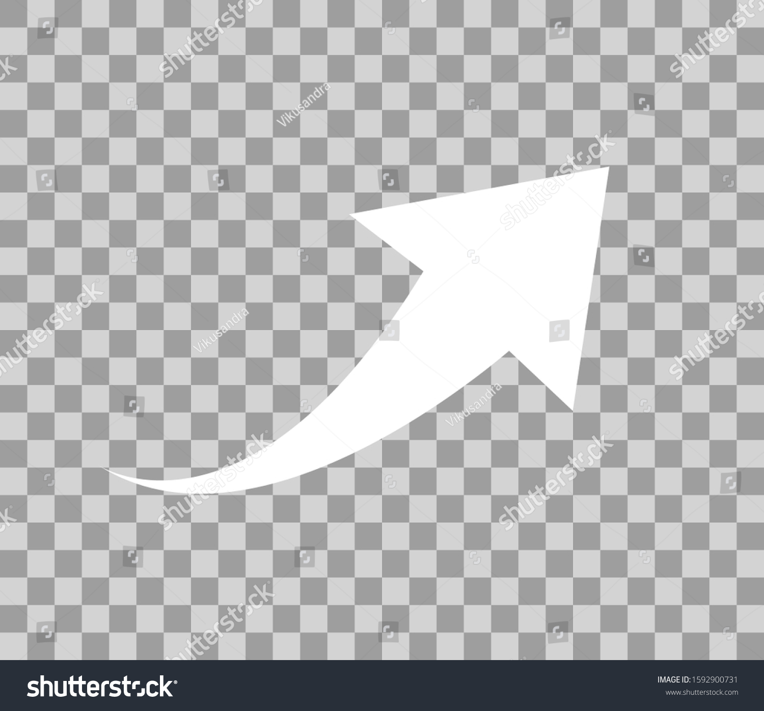 Arrow Sign Vector Arrow On Transparent Stock Vector (Royalty Free ...