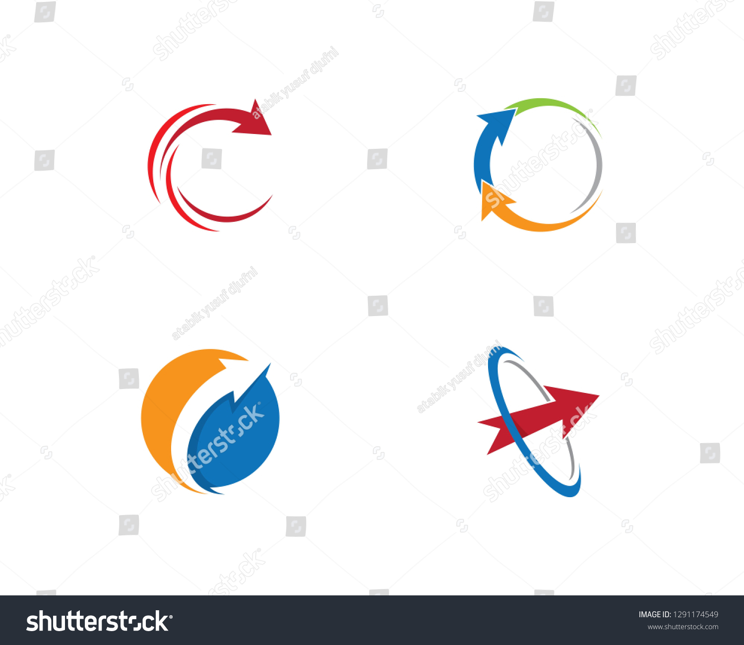 Arrow Symbol Illustration Stock Vector (Royalty Free) 1291174549 ...