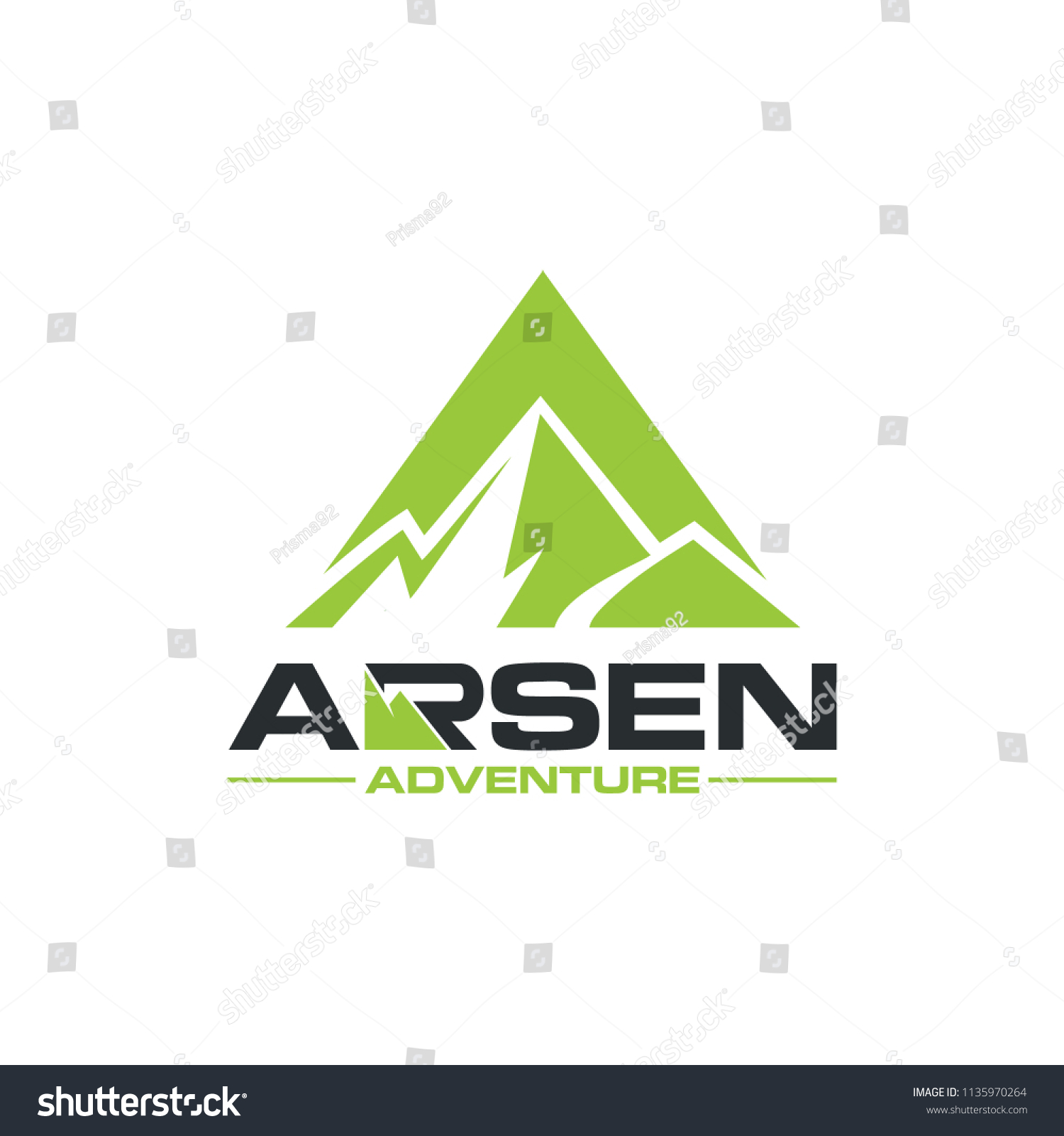 Arsen Mountain Logo 2 Stock Vector (Royalty Free) 1135970264 | Shutterstock