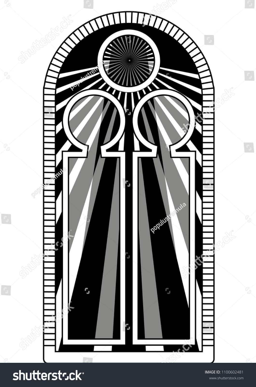Art Deco Design Stock Vector (Royalty Free) 1100602481 | Shutterstock