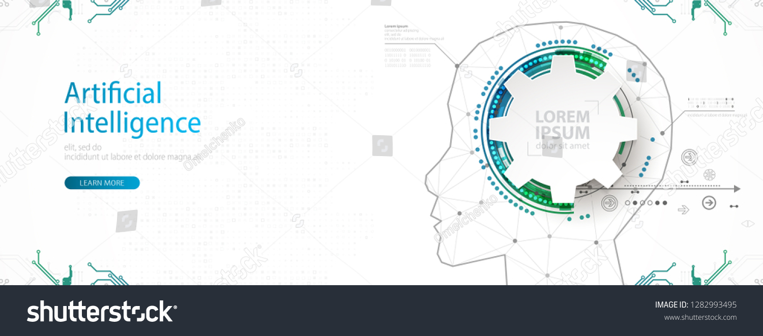 Artificial Intelligence Ai Machine Cyber Mind Stock Vector (Royalty ...