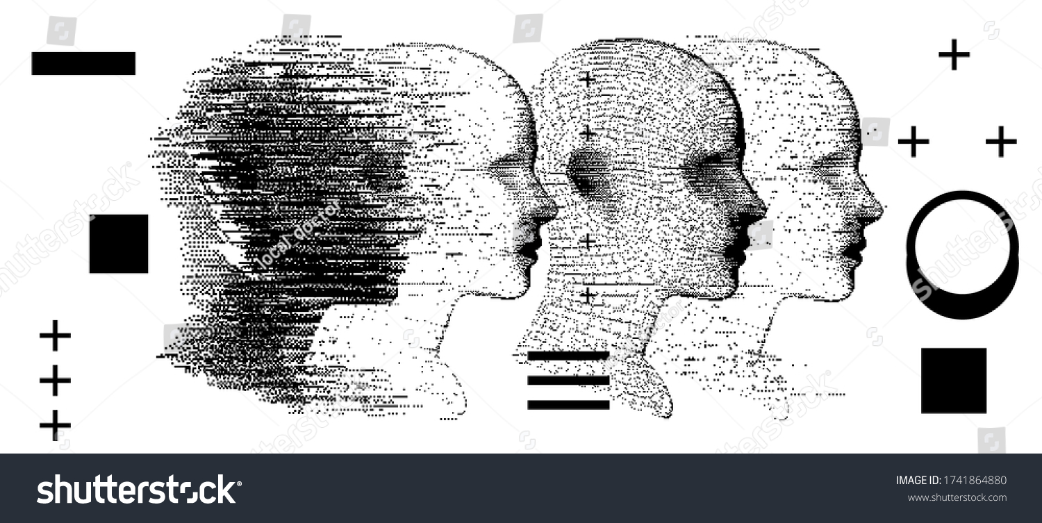 Artificial Intelligence Psychological Profiling Concept Human Stock ...