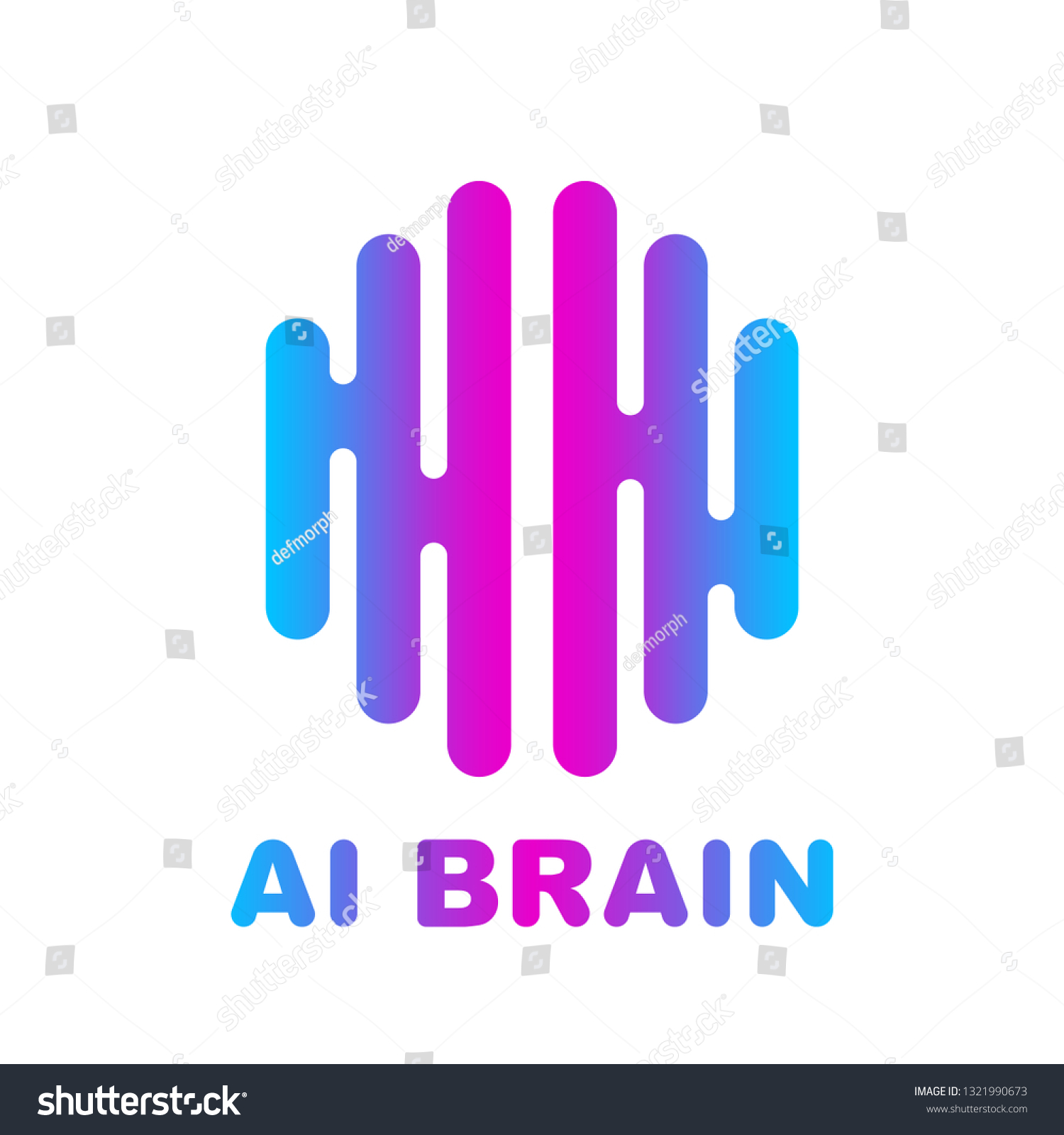 Artificial Intelligence Brain Logo Vector Ai: เวกเตอร์สต็อก (ปลอดค่า ...