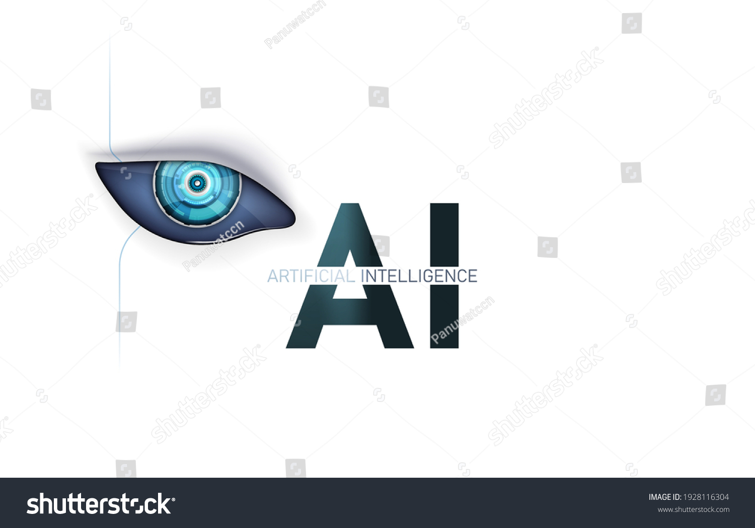 Artificial Intelligence Logo Artificial Intelligence Machine: เวกเตอร์ ...