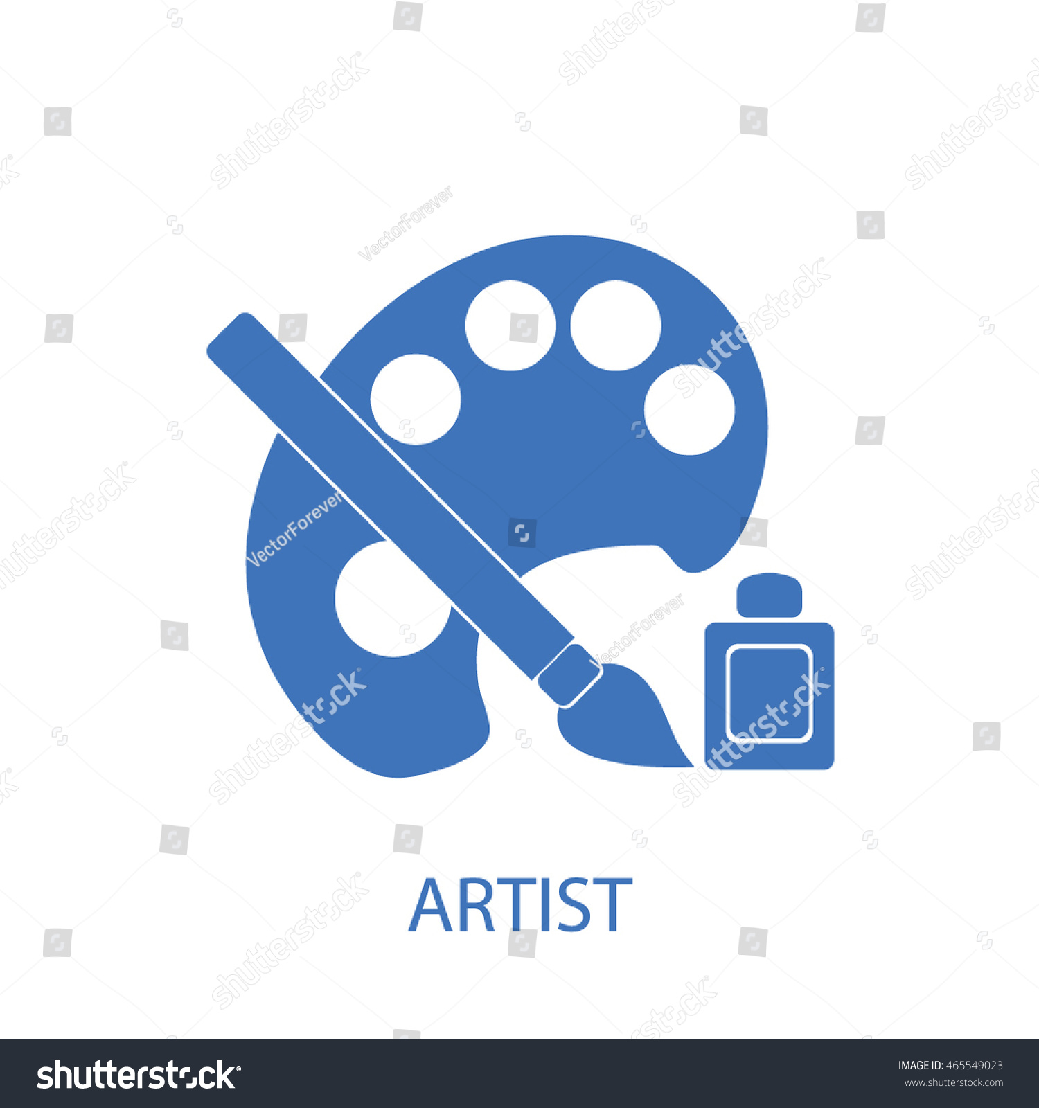 Artist Icon Stock Vector (Royalty Free) 465549023 | Shutterstock