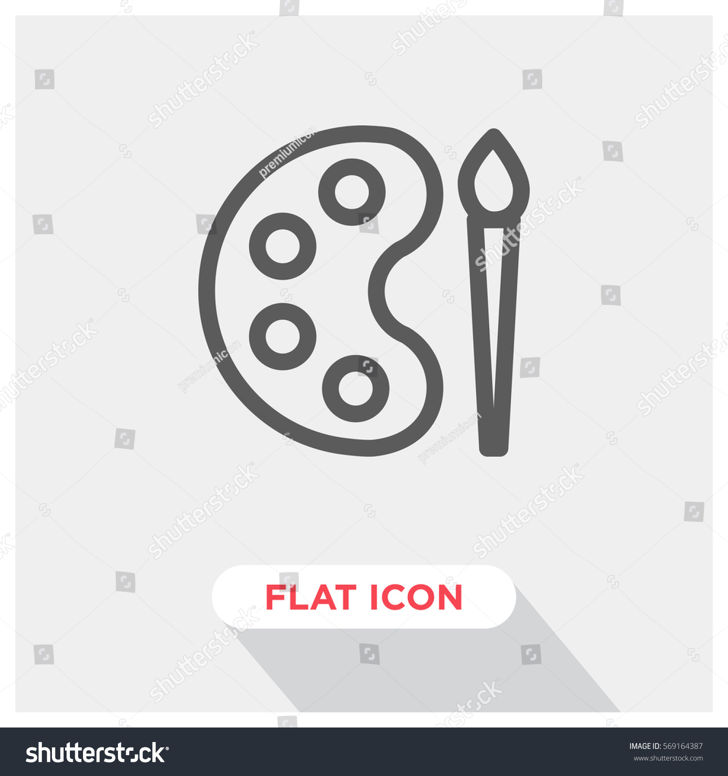 Artist Vector Icon Stock Vector (Royalty Free) 569164387 | Shutterstock