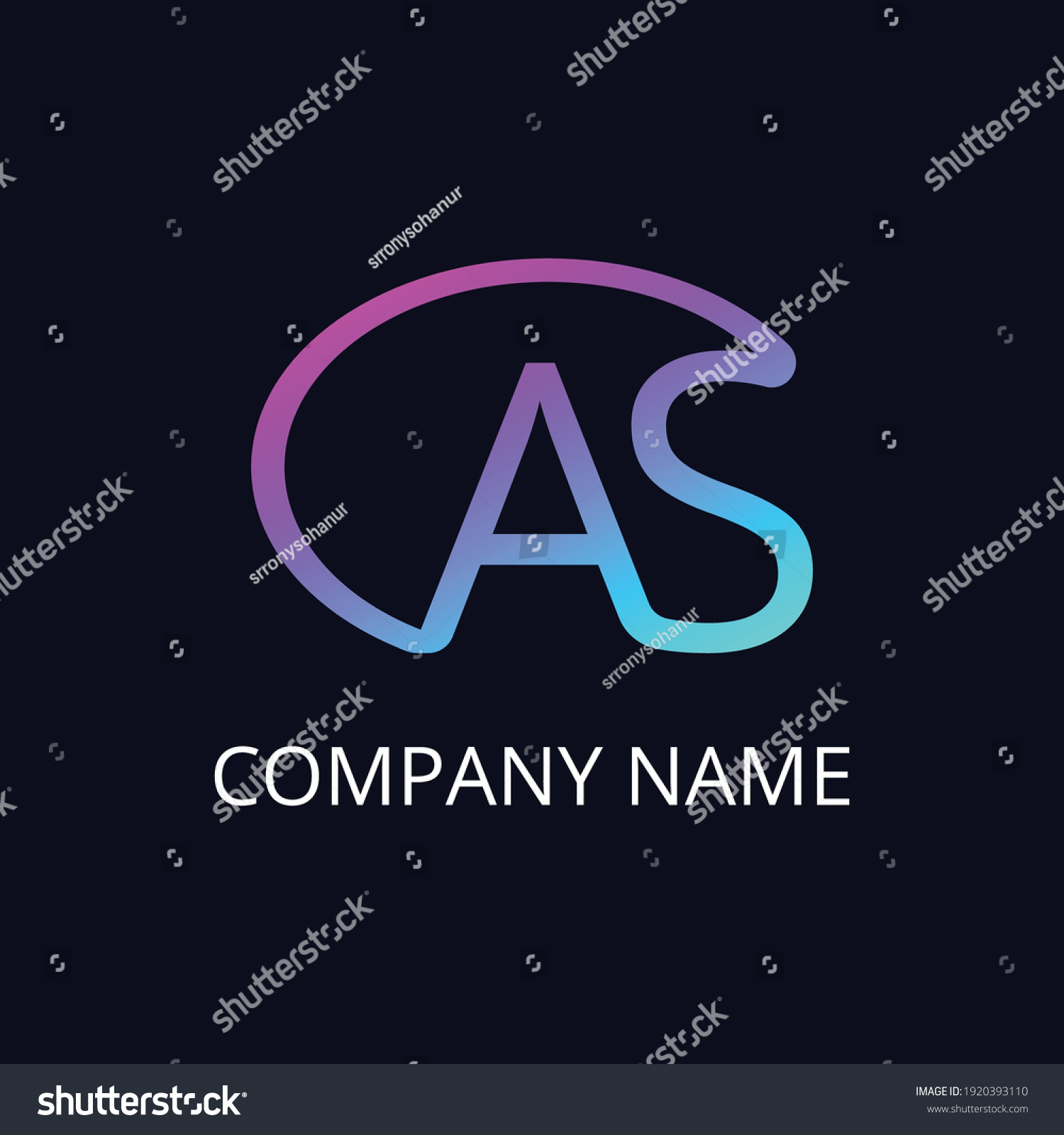 Letter Logo Design Stock Vector (Royalty Free) 1920393110 | Shutterstock