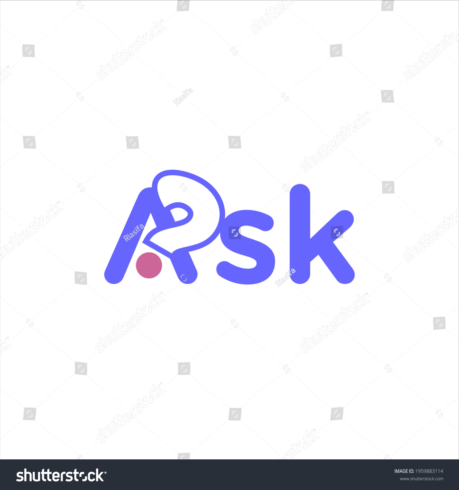Ask Question Icon Logo Design Vector Stock Vector (Royalty Free ...