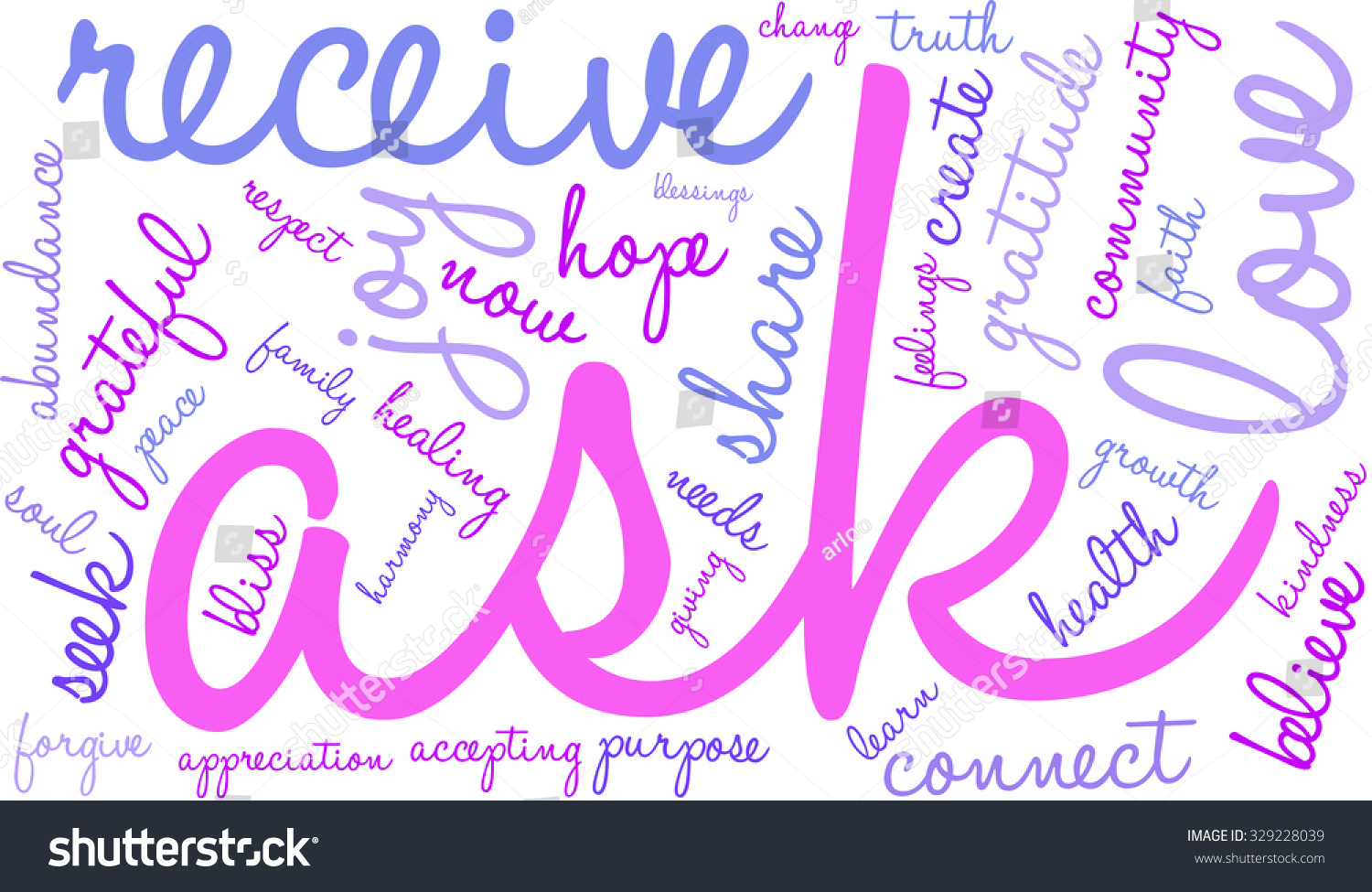 Ask Word Cloud On White Background Stock Vector (Royalty Free ...
