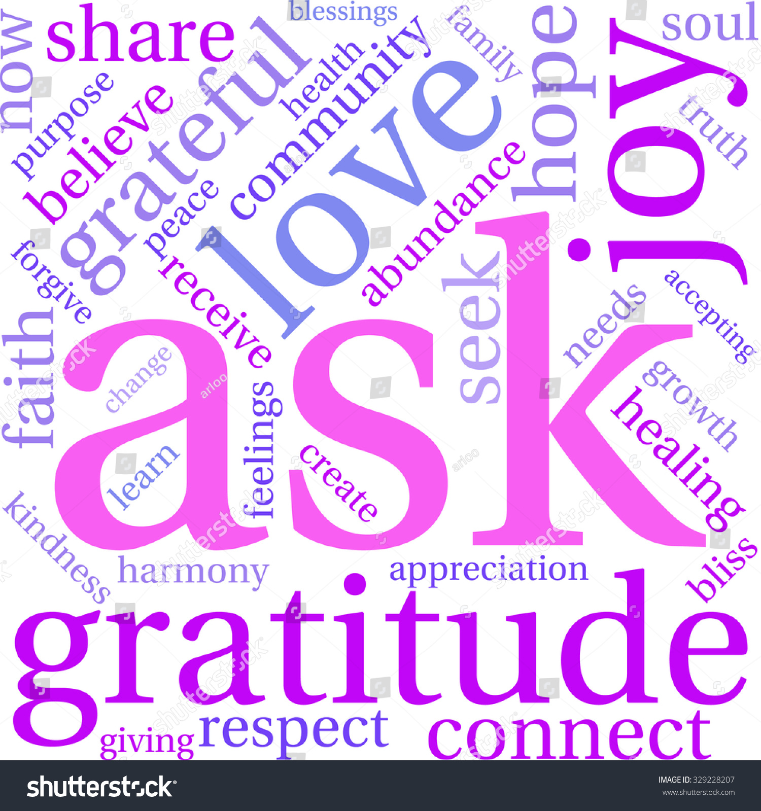 Ask Word Cloud On White Background Stock Vector (Royalty Free ...