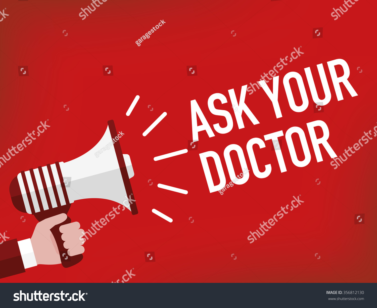 Ask Your Doctor Stock Vector 356812130 - Shutterstock