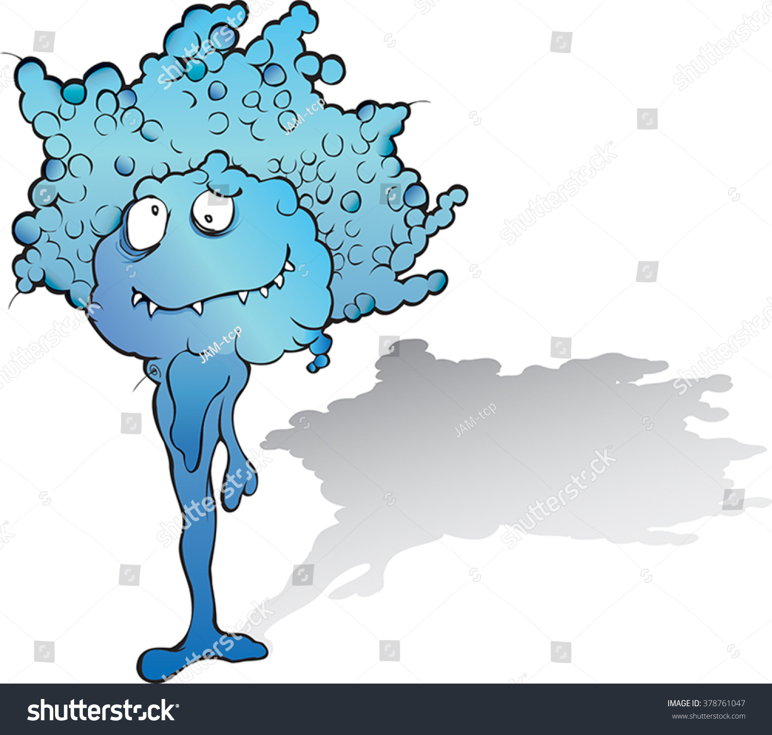 Aspergillus Cartoon: vector de stock (libre de regalías) 378761047 ...