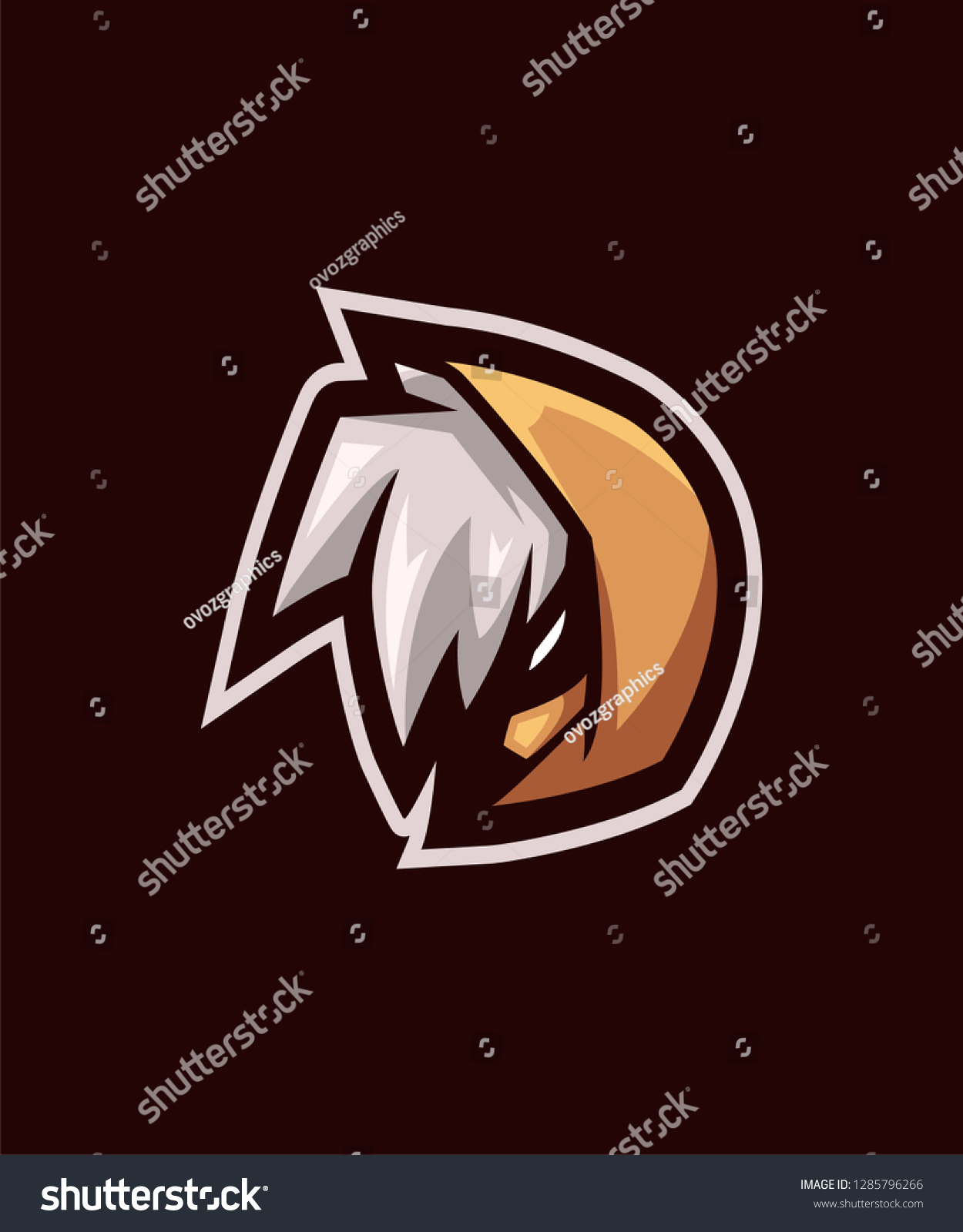 Assasins E Sport Logo Stock Vector Royalty Free 1285796266 Shutterstock