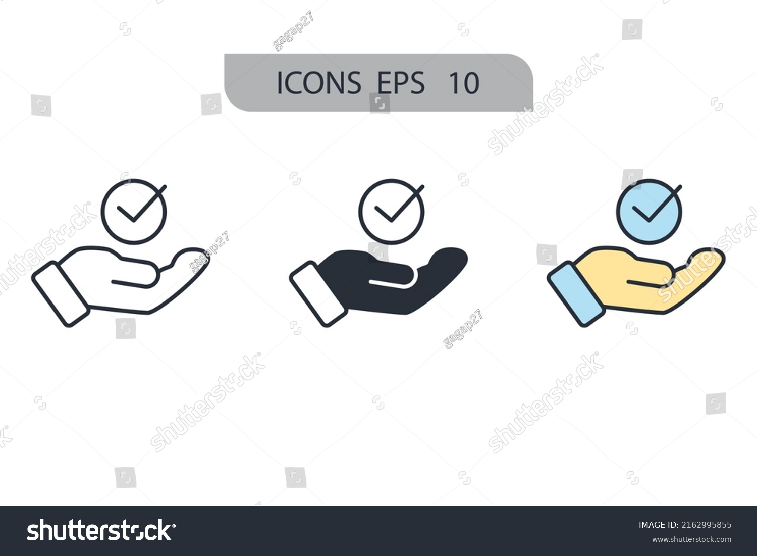 Assessment Icons Symbol Vector Elements Infographic Stock Vector ...