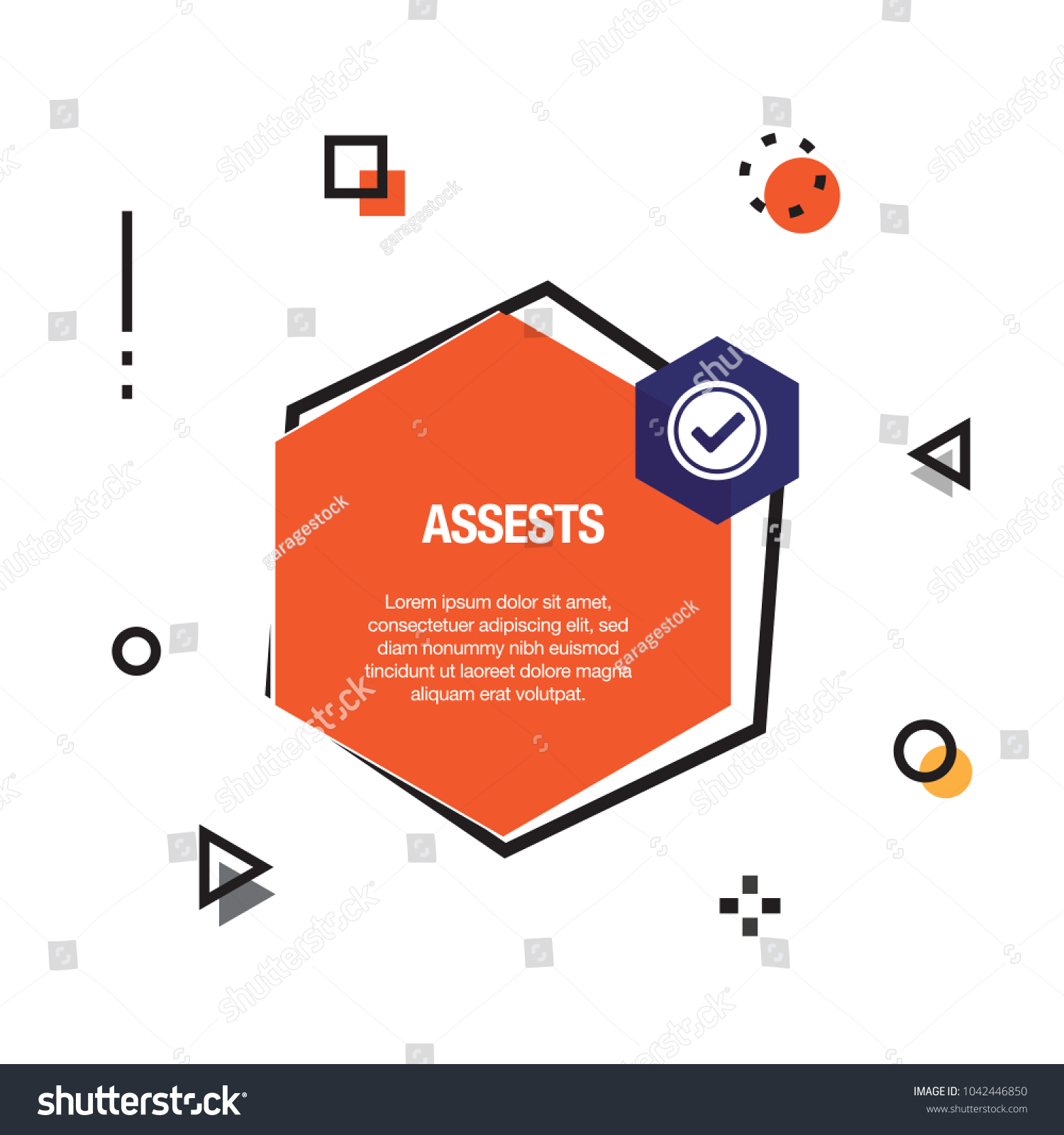 Assests Infographic Icon Stock Vector (Royalty Free) 1042446850 ...