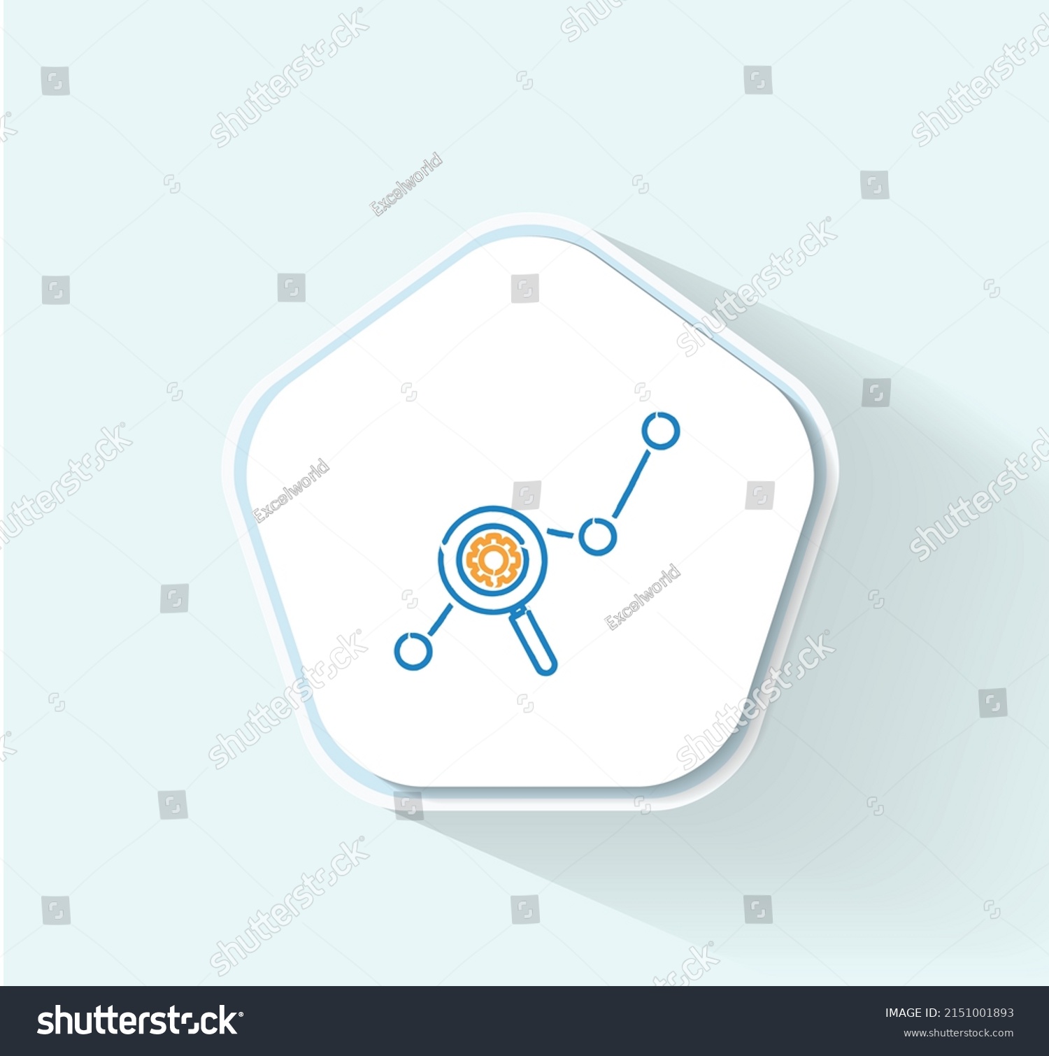 Asset Condition Analysis Icon Vector Design Stock Vector (Royalty Free ...