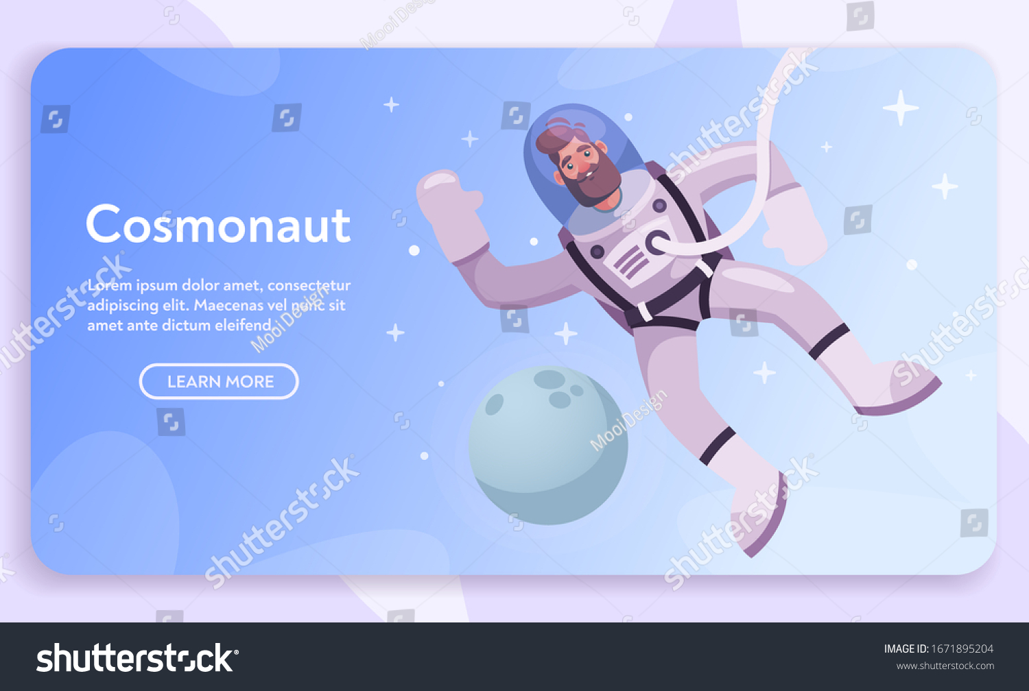 Astronaut Character Exploring Outer Space Futuristic Stock Vector ... Astronaut Character Exploring Outer Space Futuristic Stock Vector ...