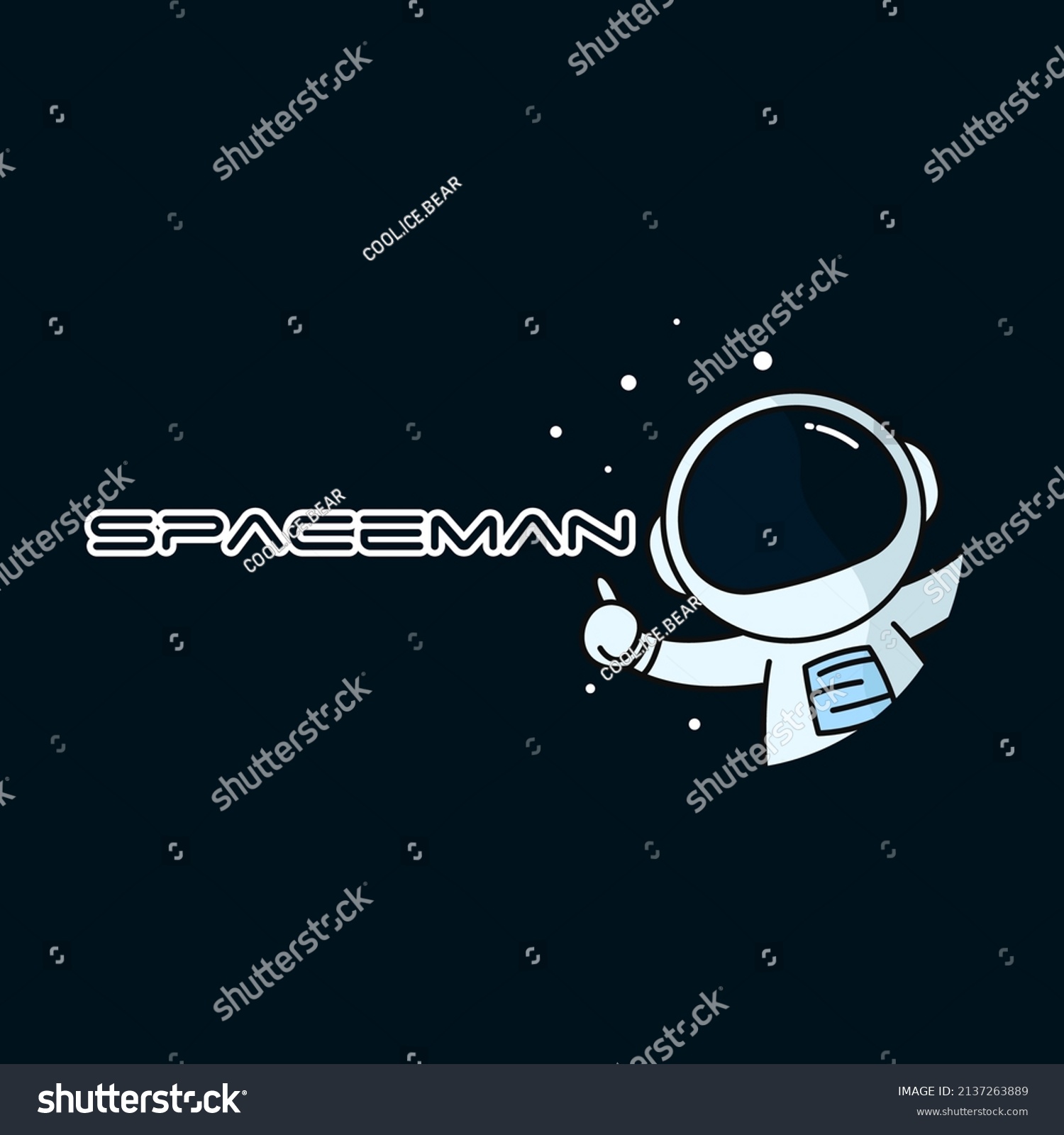 Astronaut Logo Concept Vector Spaceman Logo Stock Vector (Royalty Free ...